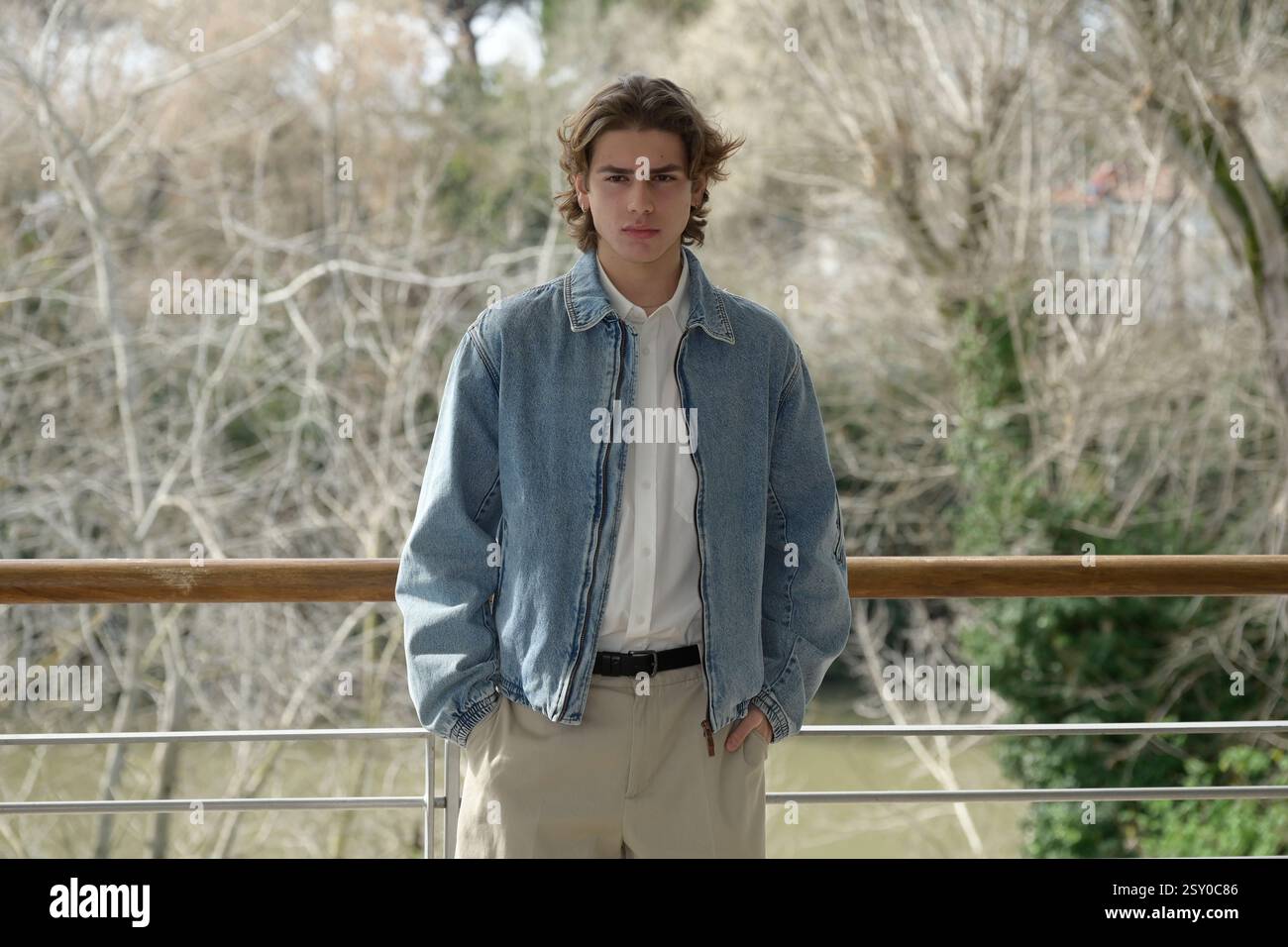 Rome, Italy. 26th Feb, 2025. Manuele Velo attends the photocall of Rai ...