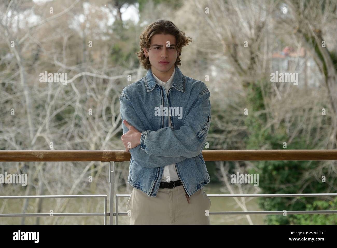 Rome, Italy. 26th Feb, 2025. Manuele Velo attends the photocall of Rai ...