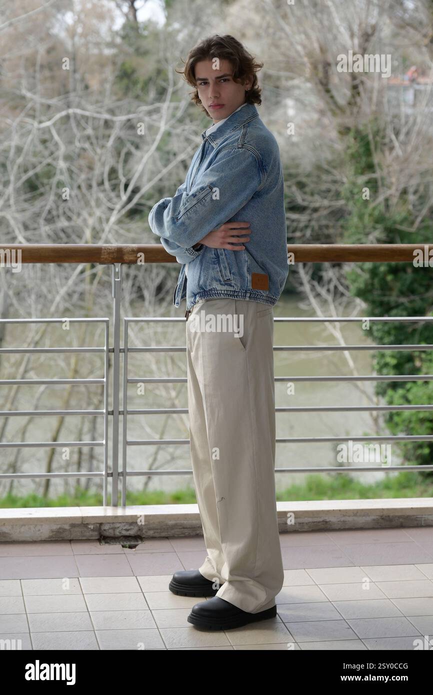 Rome, Italy. 26th Feb, 2025. Manuele Velo attends the photocall of Rai ...