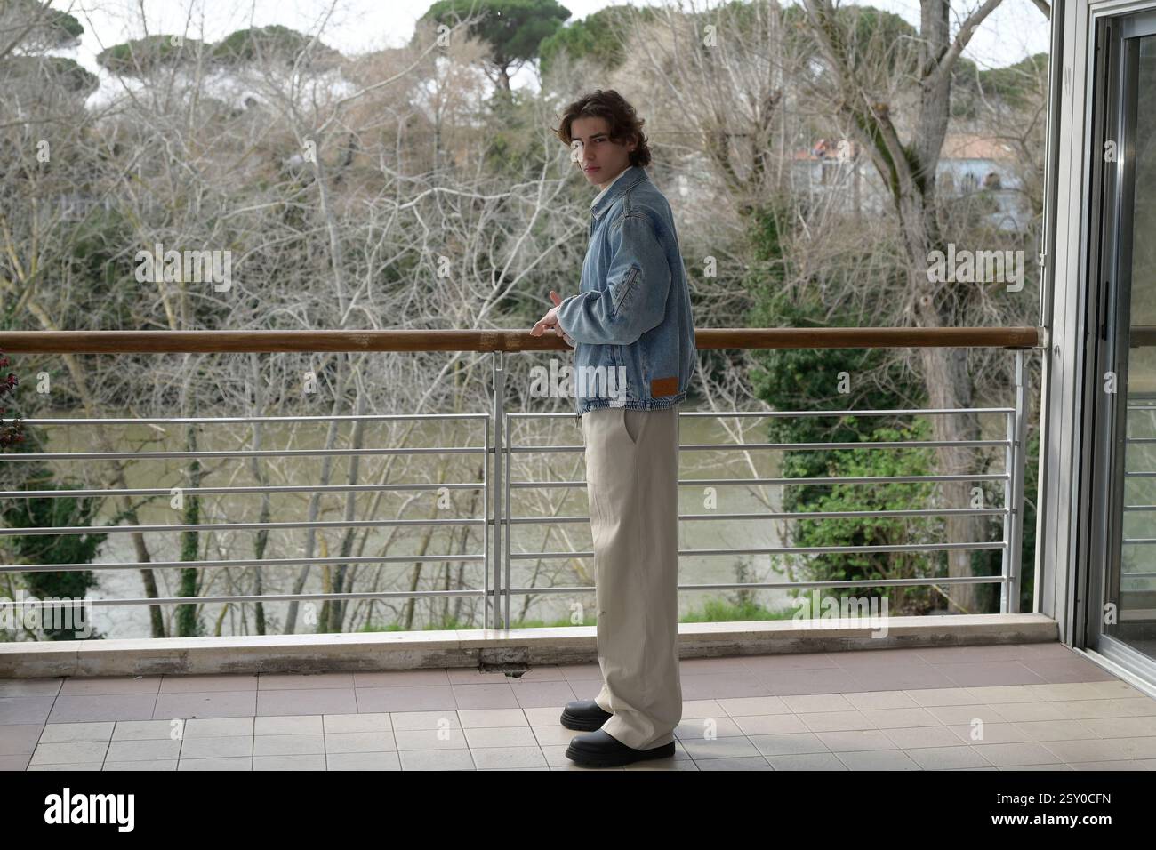 Rome, Italy. 26th Feb, 2025. Manuele Velo attends the photocall of Rai ...