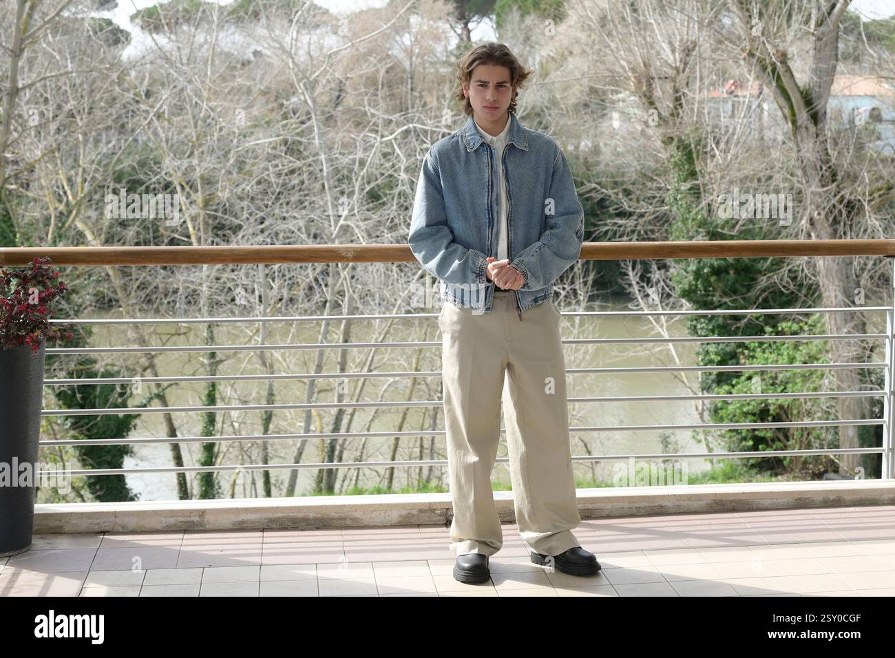 Rome, Italy. 26th Feb, 2025. Manuele Velo attends the photocall of Rai ...