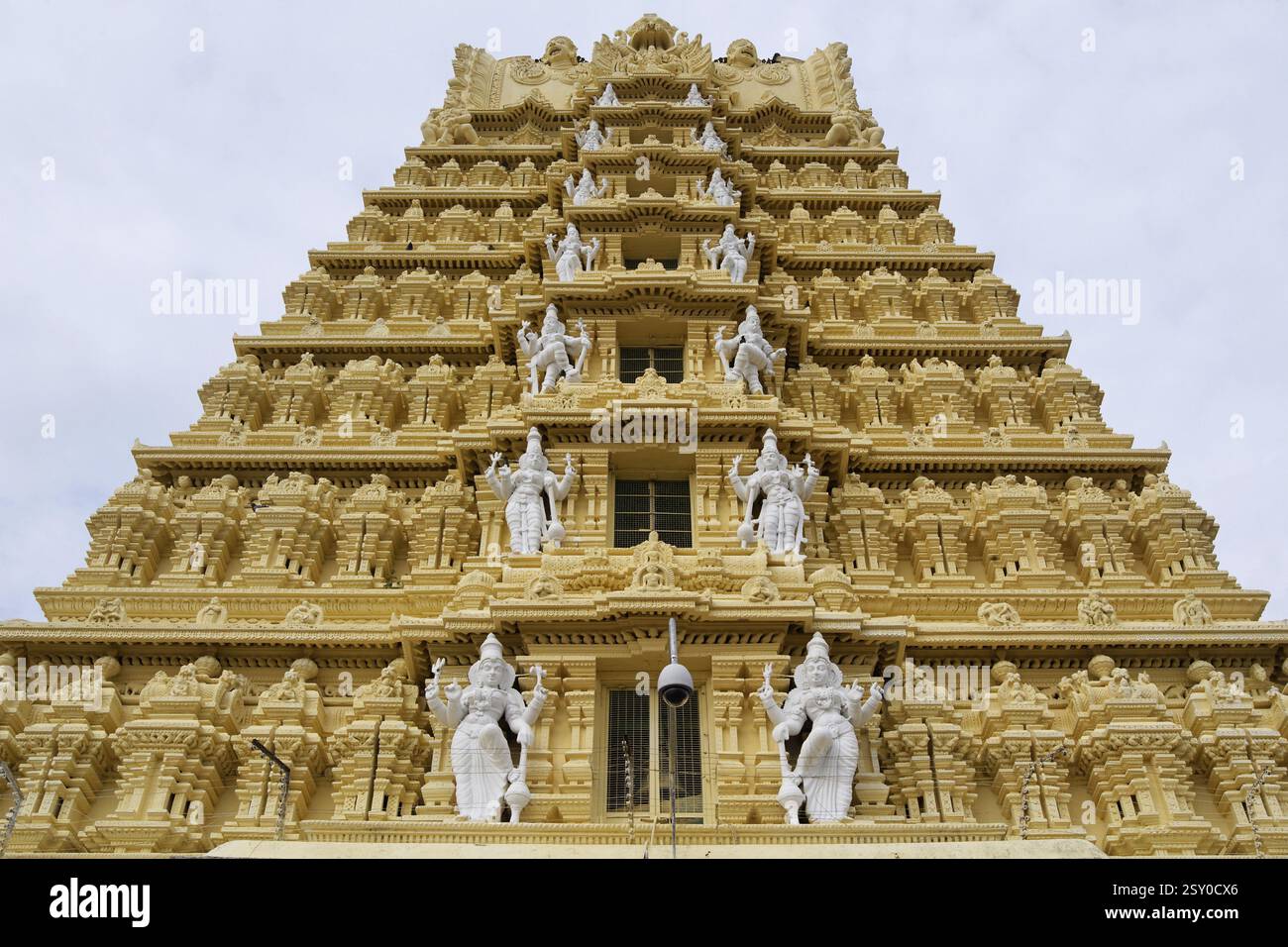 Chamunda devi temple, Chamudihill, Mysore, Karnataka, India, Asia Stock ...