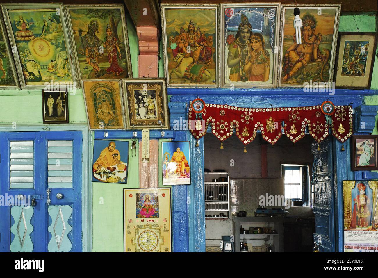 Photos of god and goddess, Kukadia, Idar, Sabarkantha, Gujarat, India ...