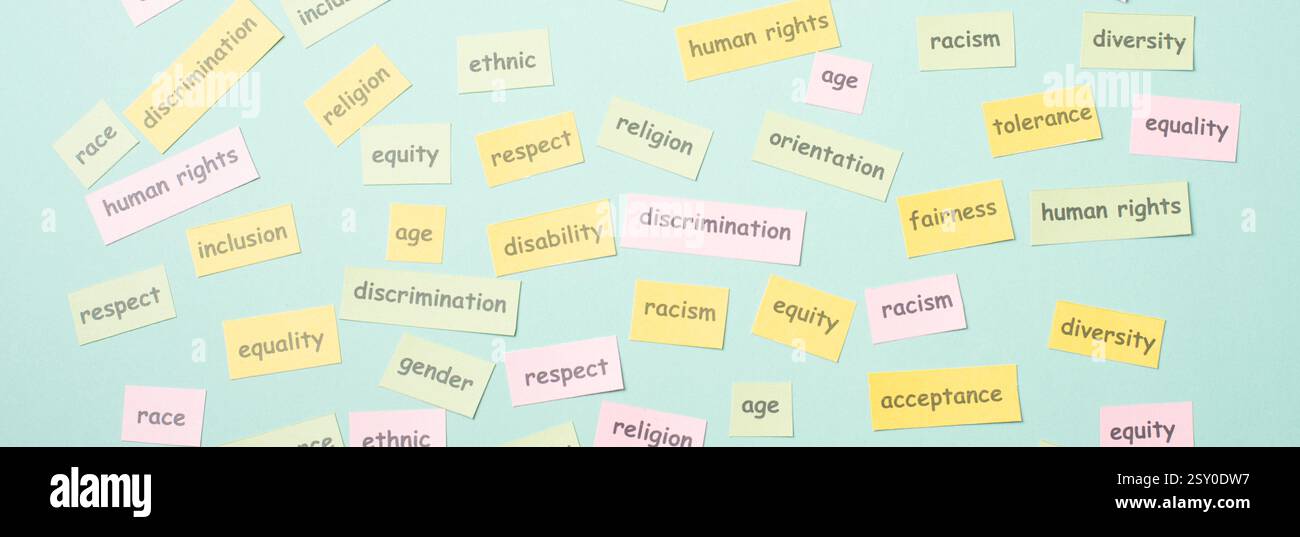 Equality, diversity, human rights, justice and hope concept, respect ...