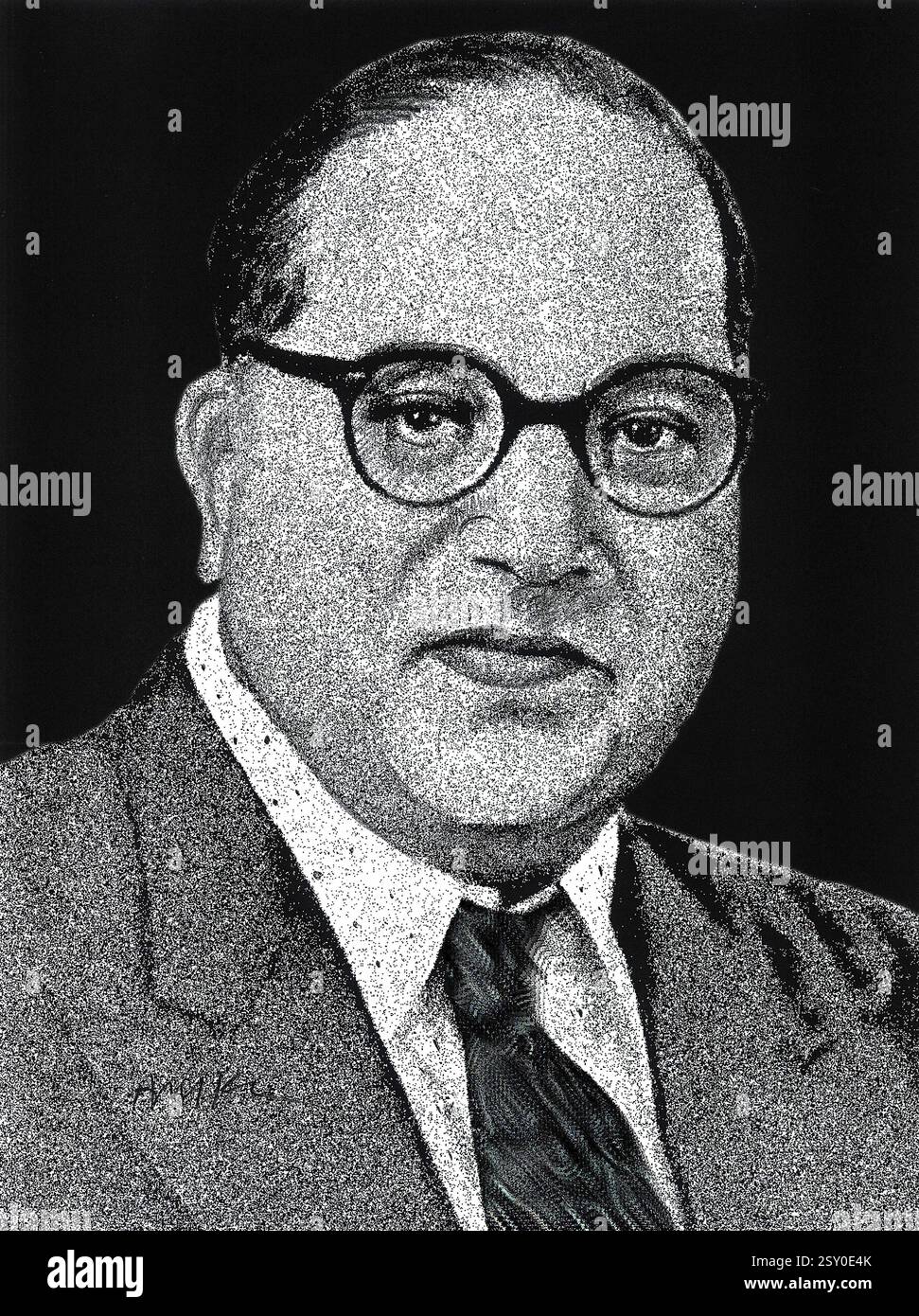 Drawing of Freedom Fighters of India Dr Babasaheb R Ambedkar Stock ...