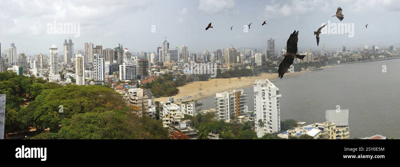 Girgaon chowpatty, mumbai, maharashtra, india, asia Stock Photo - Alamy