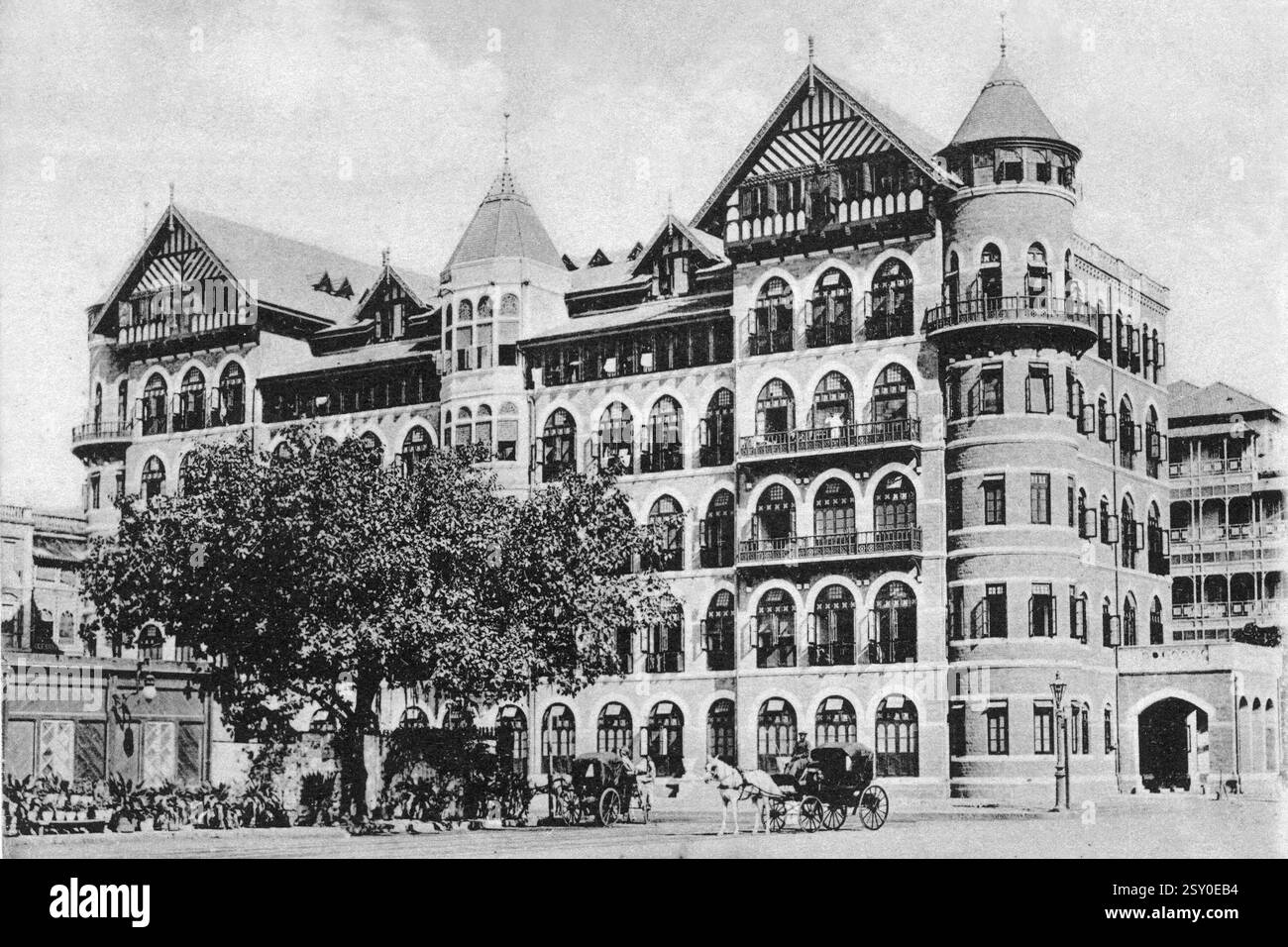 Old vintage photo of Yacht club Chambers mumbai maharashtra India Stock ...