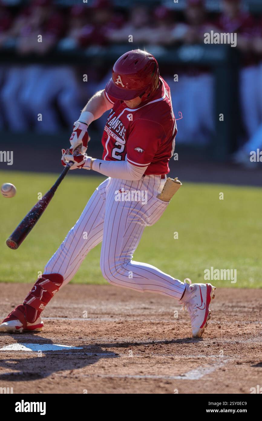 Fayetteville, USA. 25th Feb, 2025. February 25, 2025: Arkansas ...