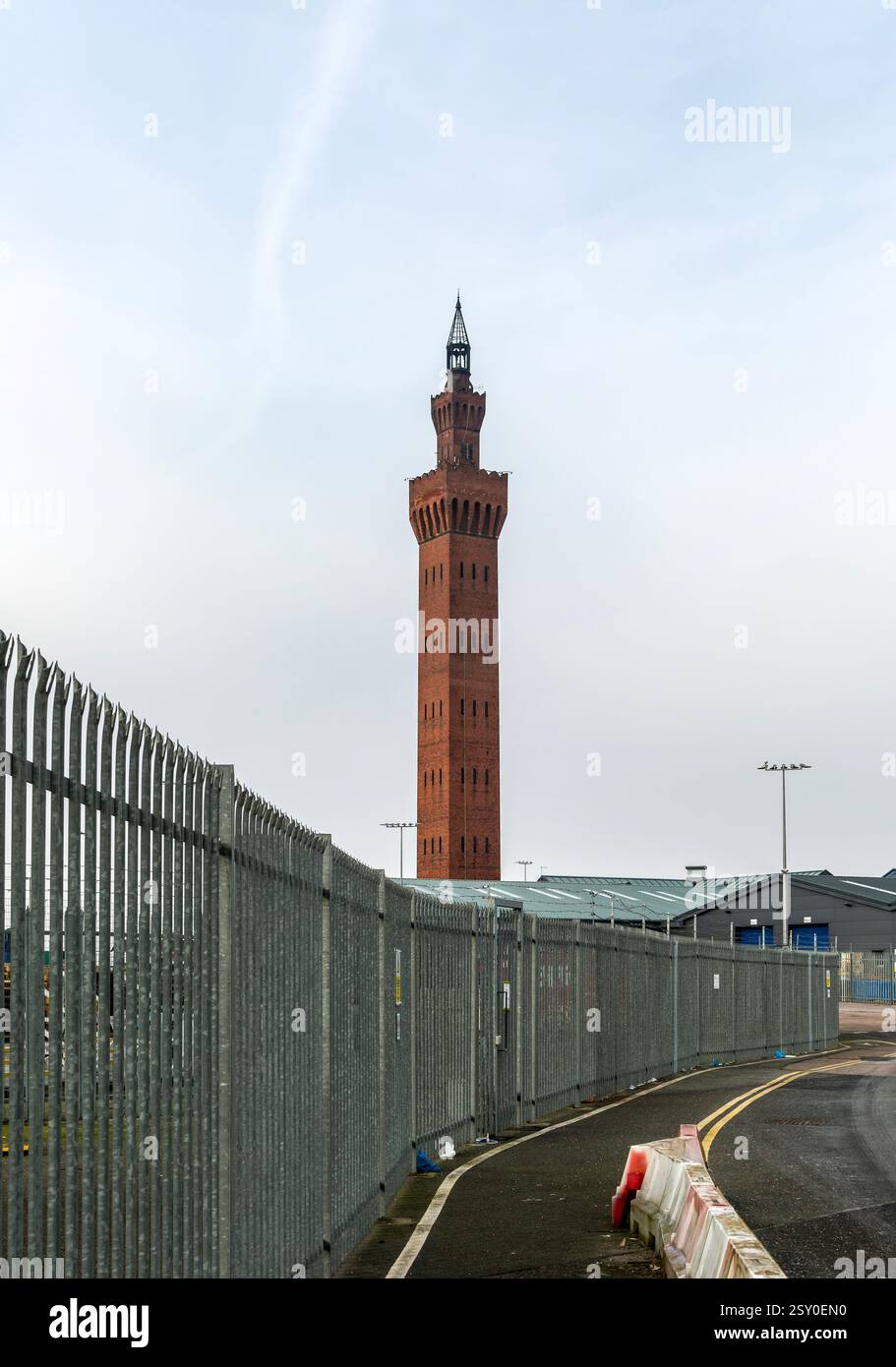 Grimsby Dock Tower 1852, hydraulic accumulator tower designer James ...