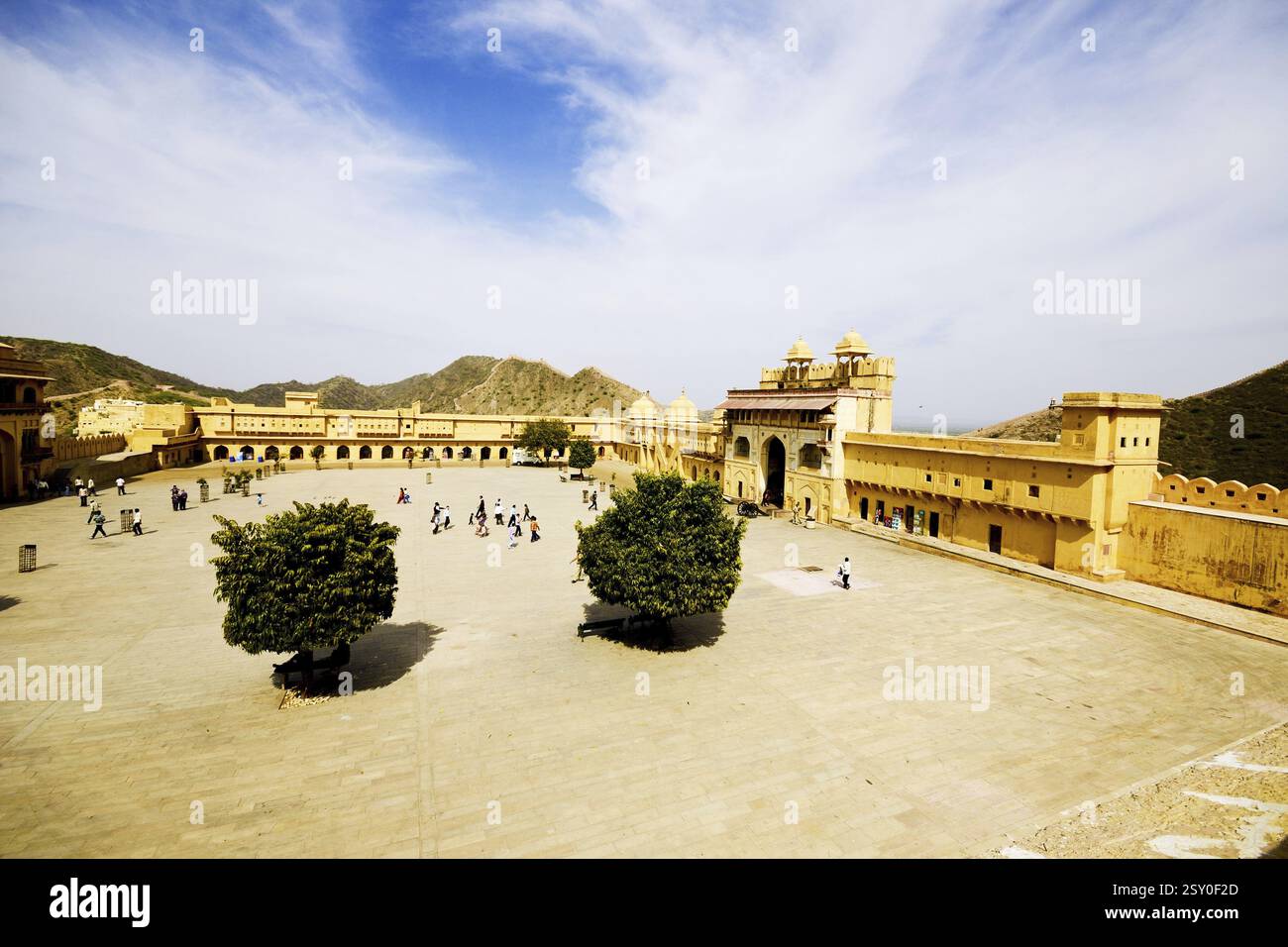 Jaleb chowk courtyard, amber fort, jaipur, rajasthan, india, asia Stock ...