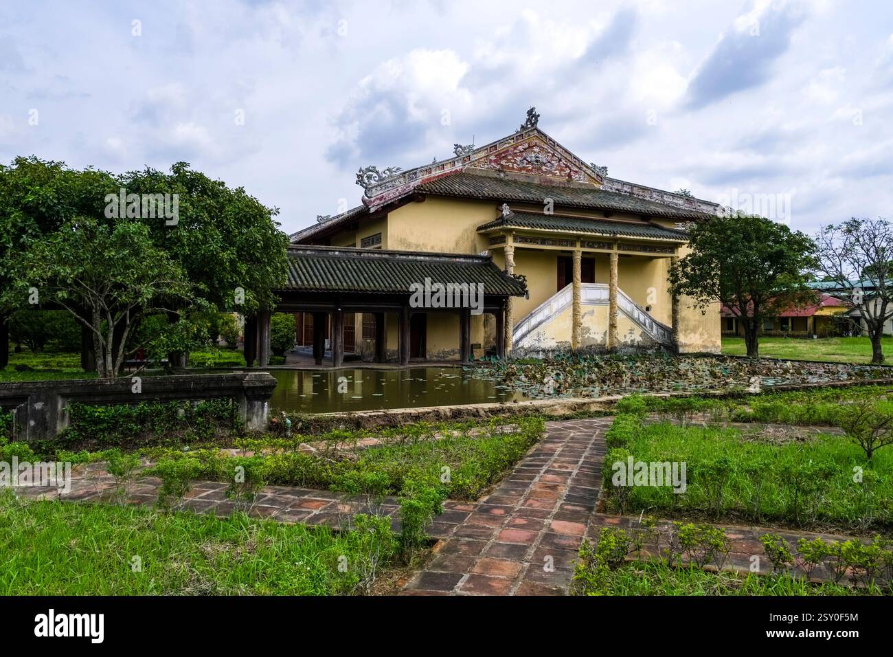 Royal Theater, Duyet Thi Duong, is part of the citadel of Hue, Hoàng ...
