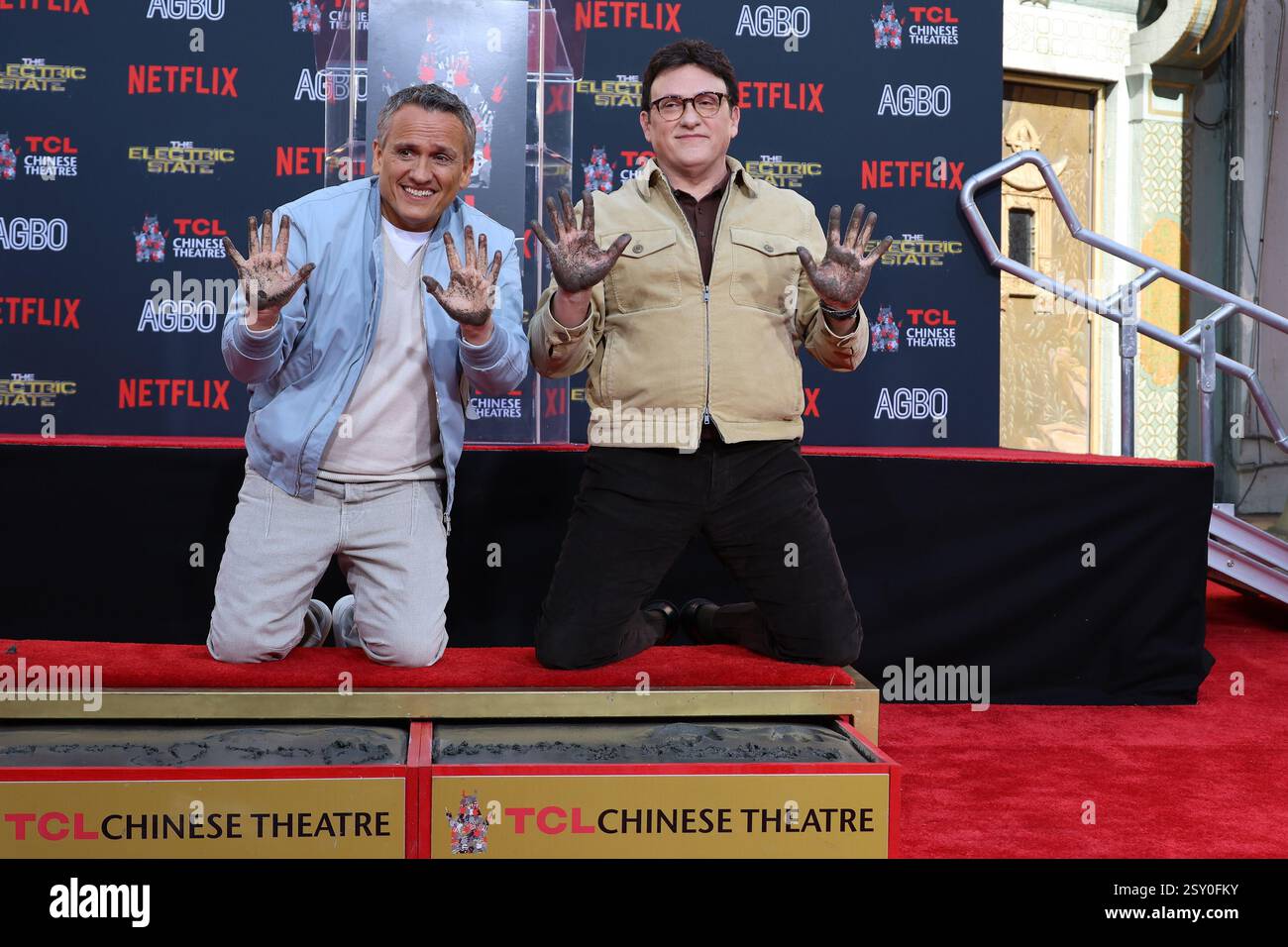 February 26, 2025, Los Angeles, California, USA: JOE RUSSO and ANTHONY ...