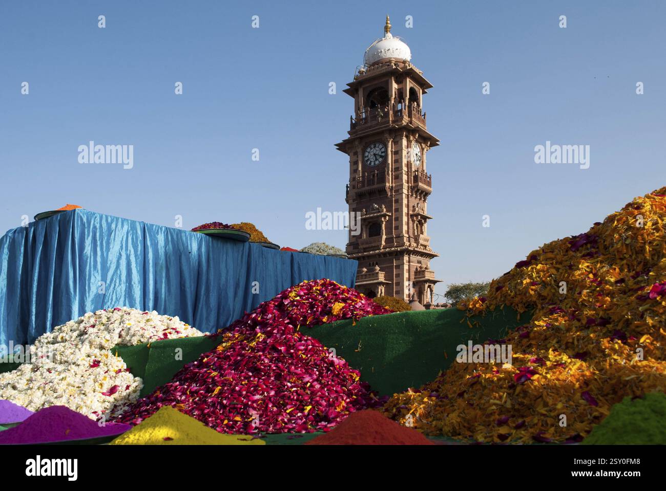 Clock tower, jodhpur, rajasthan, india, asia Stock Photo - Alamy