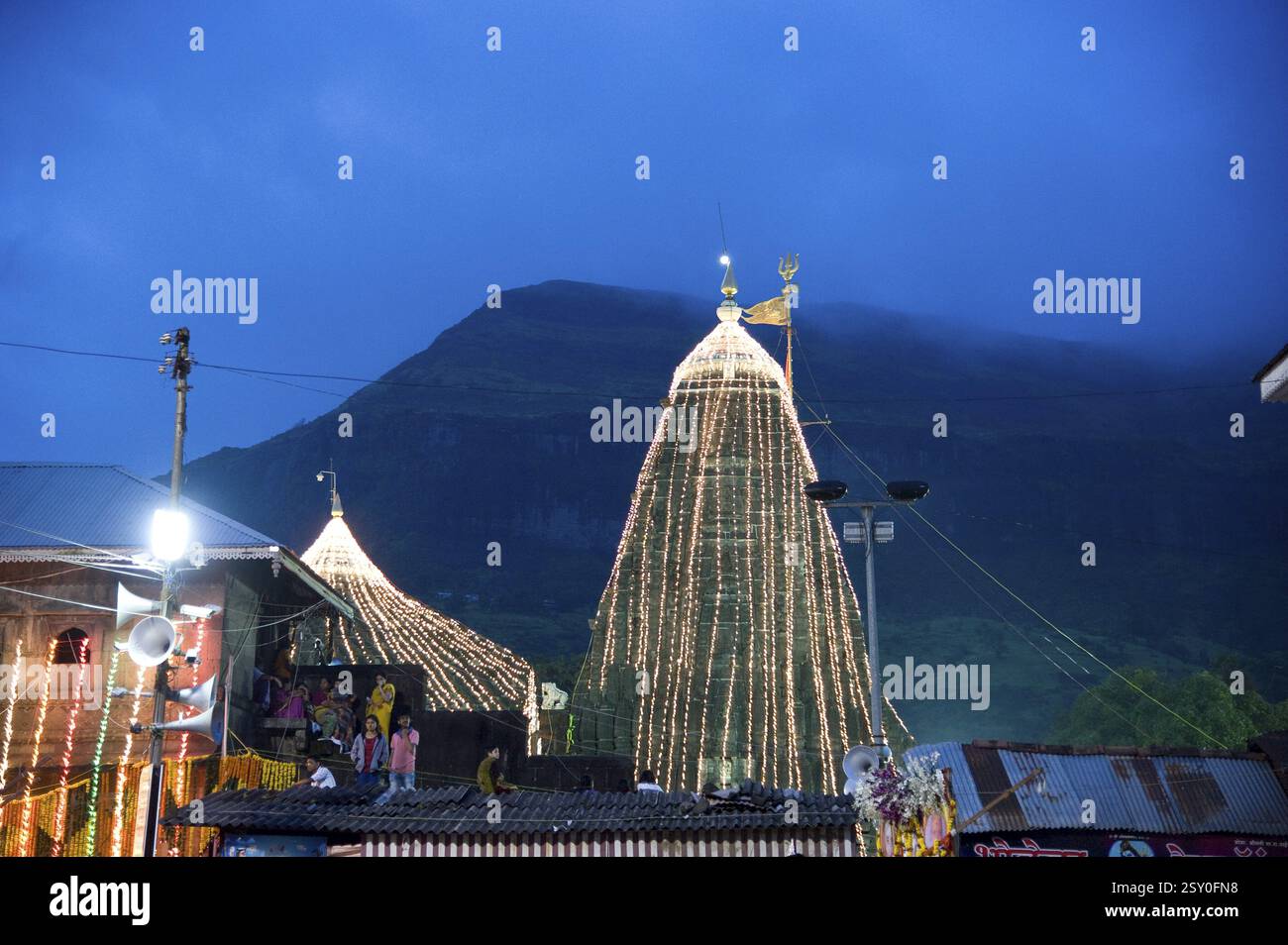 Trimbakeshwar temple, Nasik, maharashtra, india, asia Stock Photo - Alamy