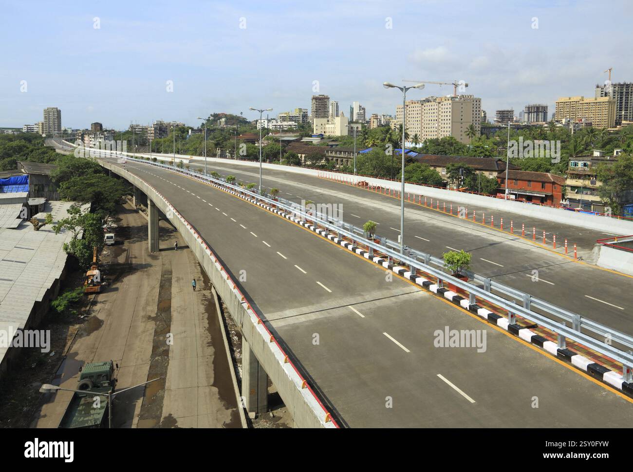 Eastern freeway flyover, mumbai, maharashtra, india, asia Stock Photo ...