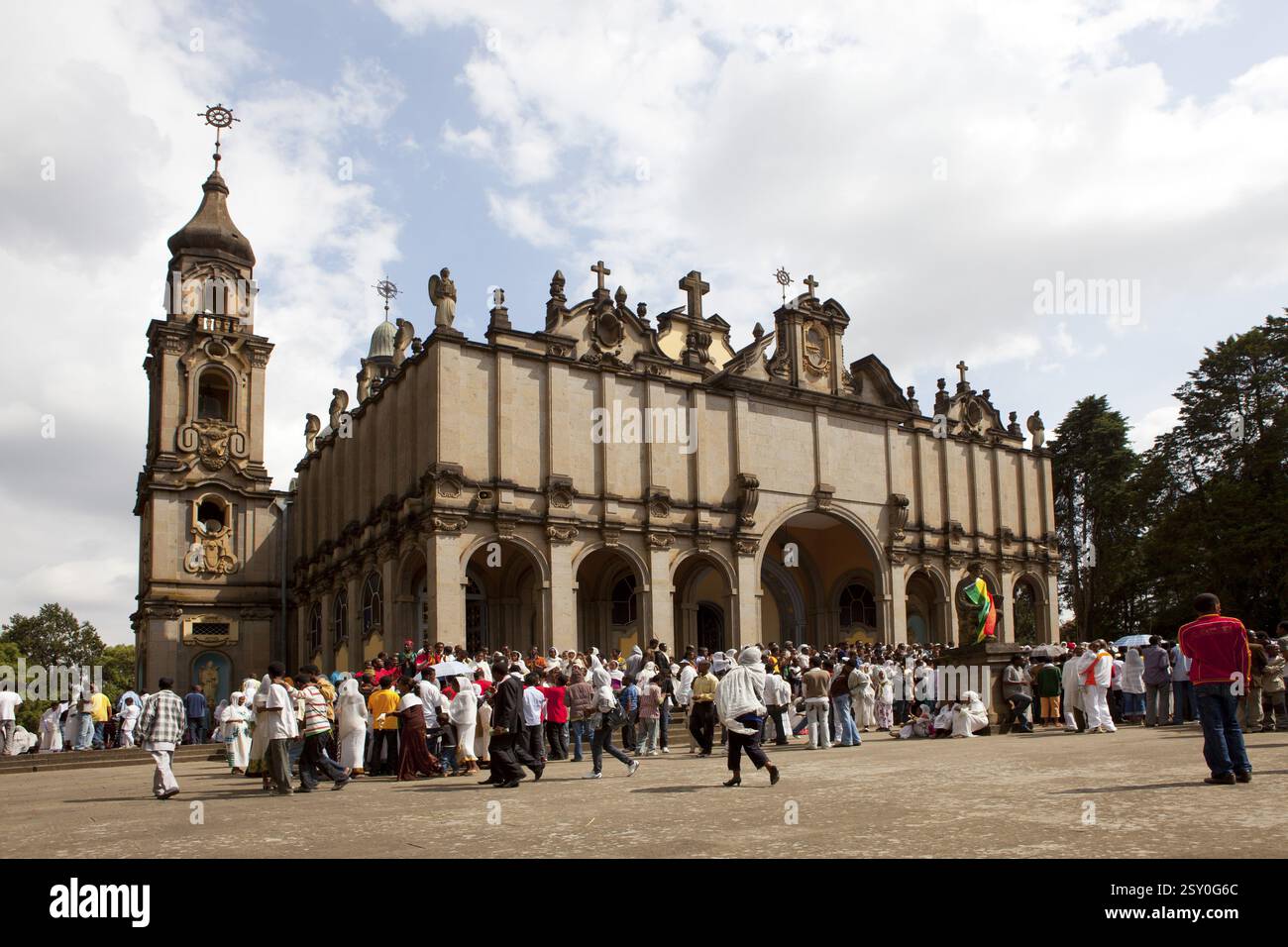 Holy trinity cathedral kidist selassie, addis ababa, ethiopia Stock ...