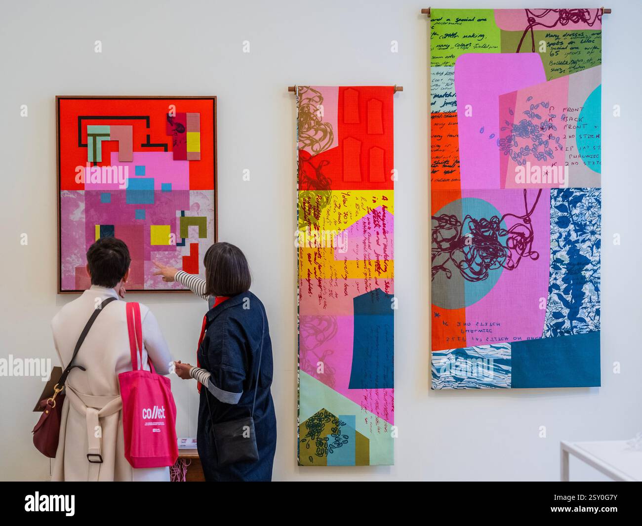 London, UK. 26th Feb, 2025. Textiles by Michelle House - The 21st ...