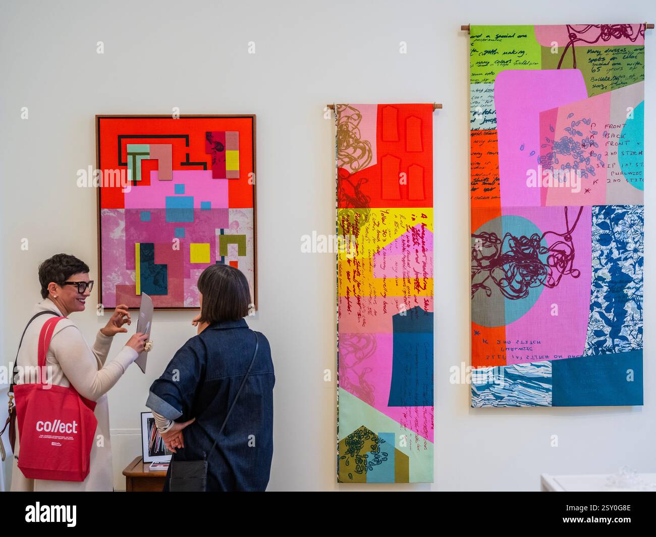 London, UK. 26th Feb, 2025. Textiles by Michelle House - The 21st ...