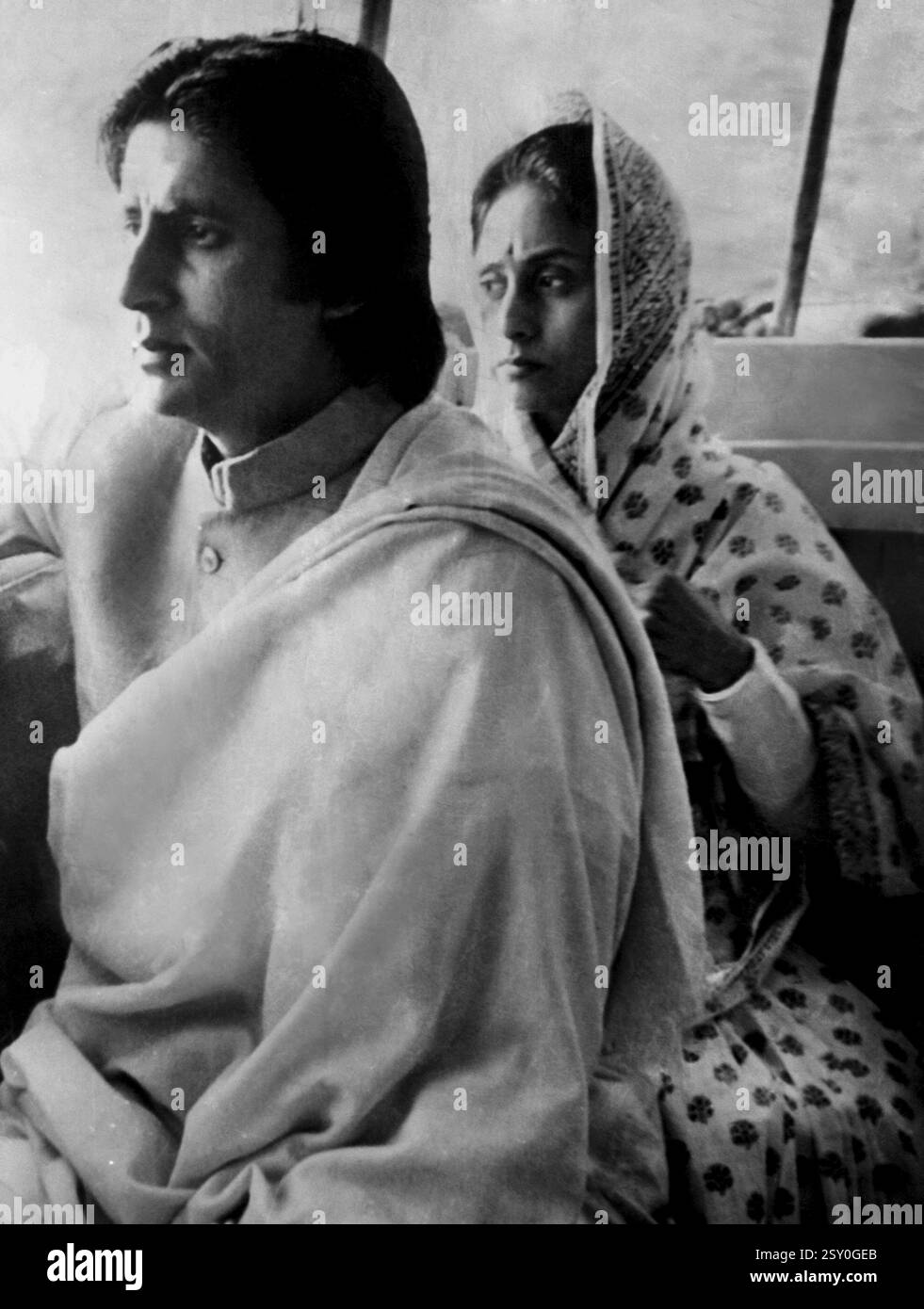 Indian bollywood actor, amitabh bachchan and Jaya Bachchan, India, Asia ...
