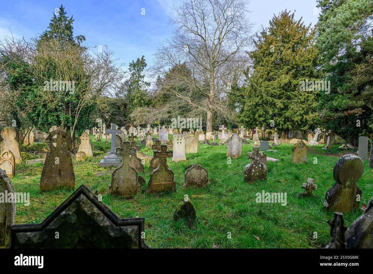 Holywell cemetery ,Oxford,Uk.Kenneth Grahame place of burial Stock ...