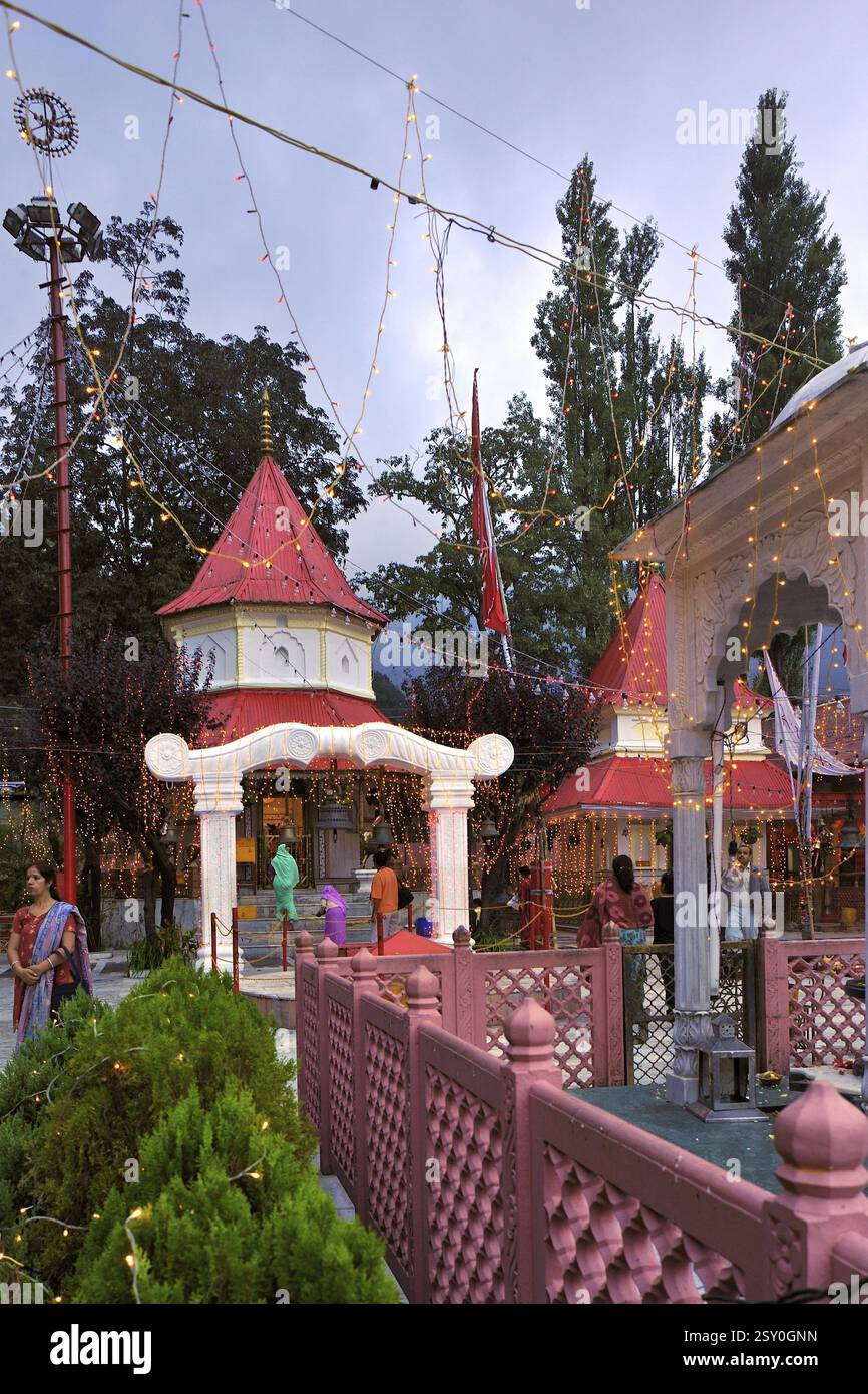 Naina devi temple, Nainital, Uttaranchal Uttarakhand, India, Asia Stock ...