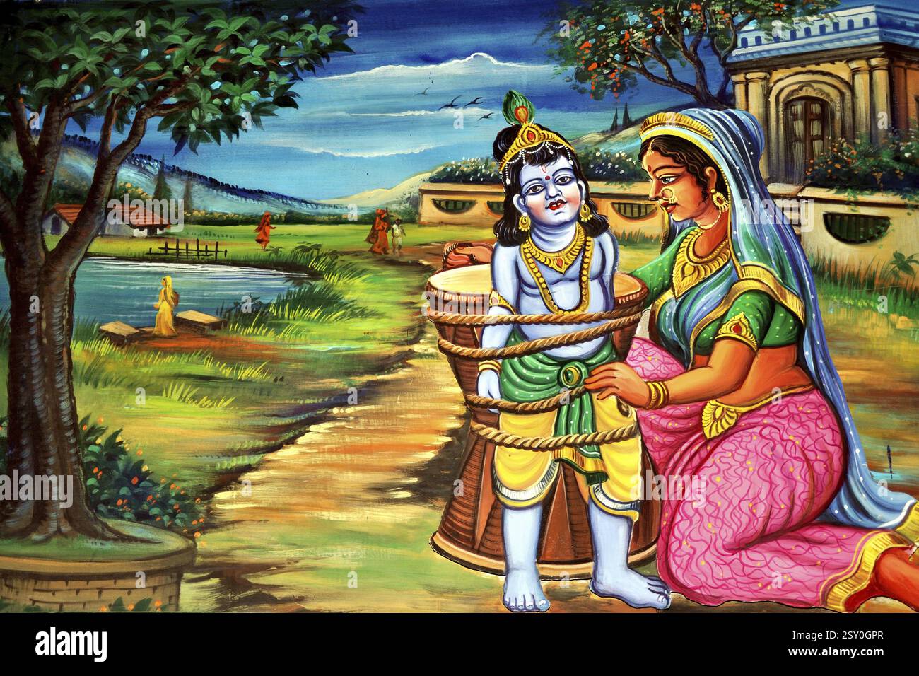KRISHNA LIFE HISTORY Stock Photo - Alamy