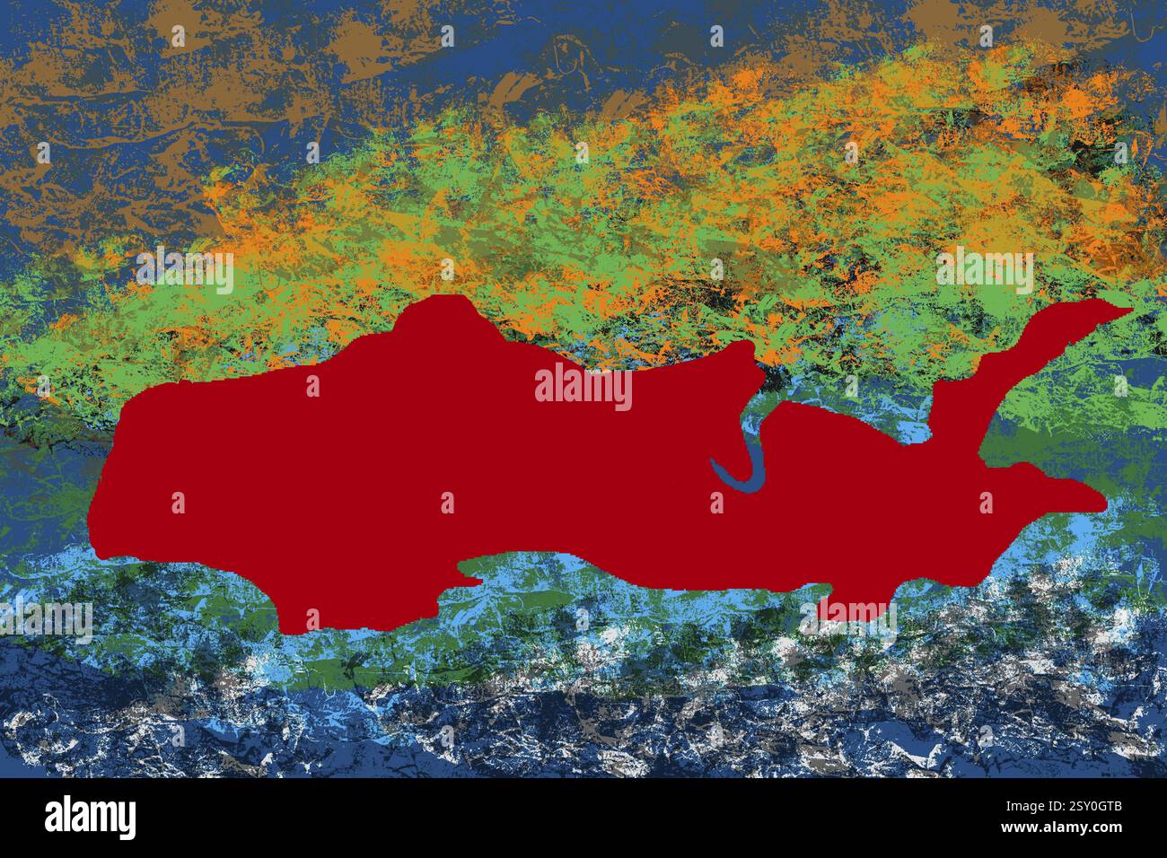 Diu location map hi-res stock photography and images - Alamy