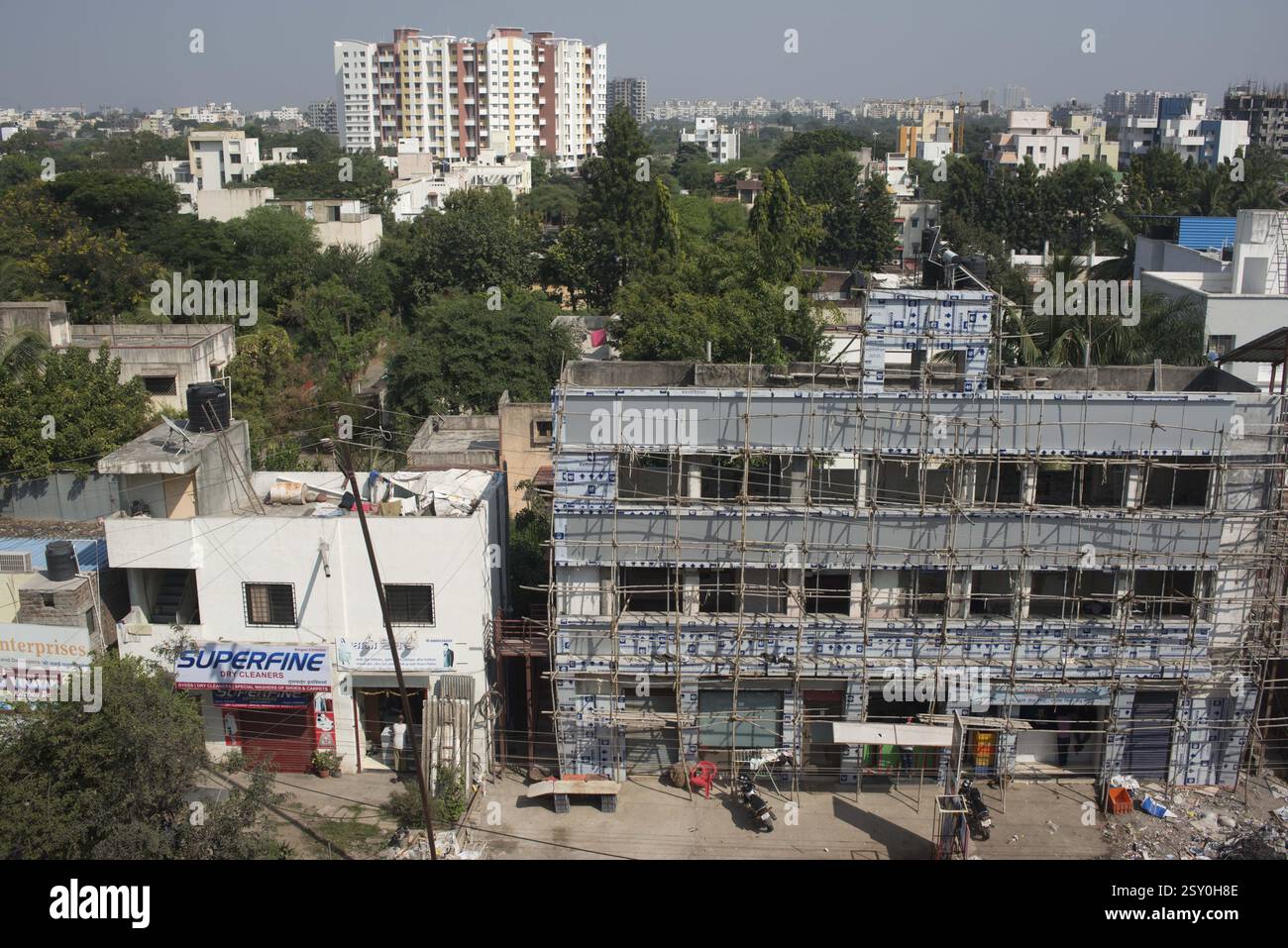 Residential area baner, pune, maharashtra, india, asia Stock Photo - Alamy
