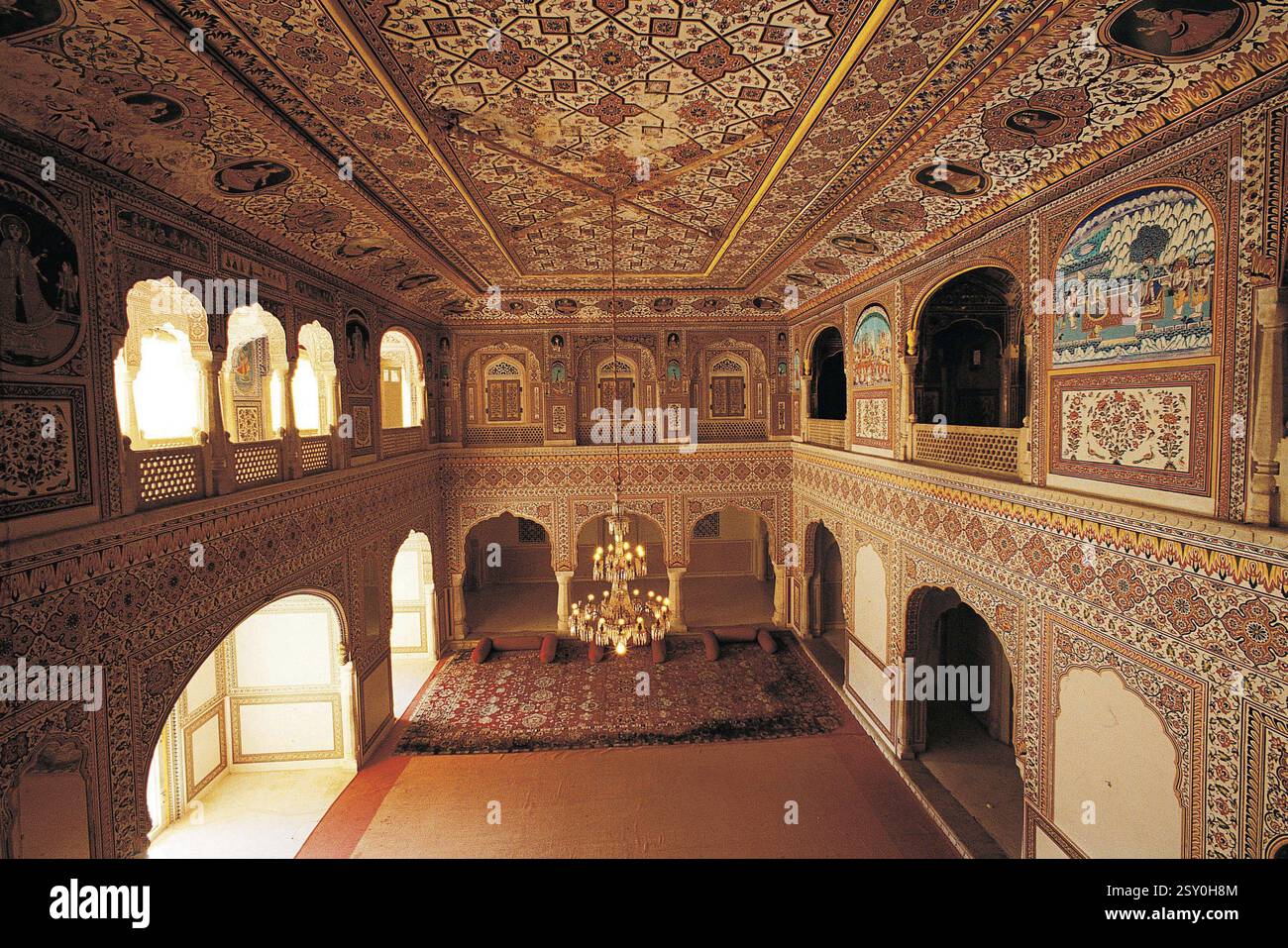 Samode palace, jaipur, rajasthan, india, asia Stock Photo - Alamy