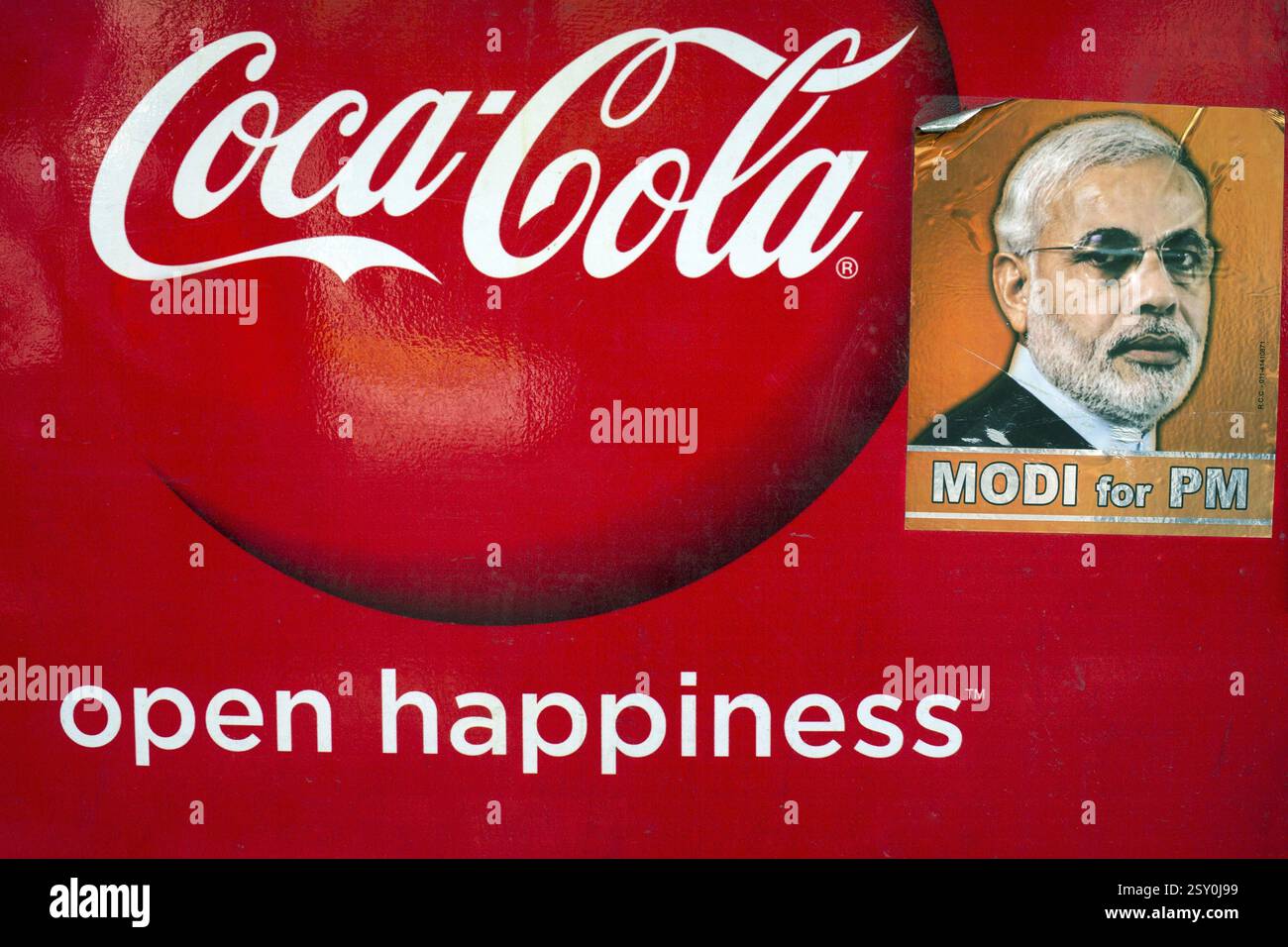 Narendra Modi Poster For Election Delhi India Asia Stock Photo - Alamy