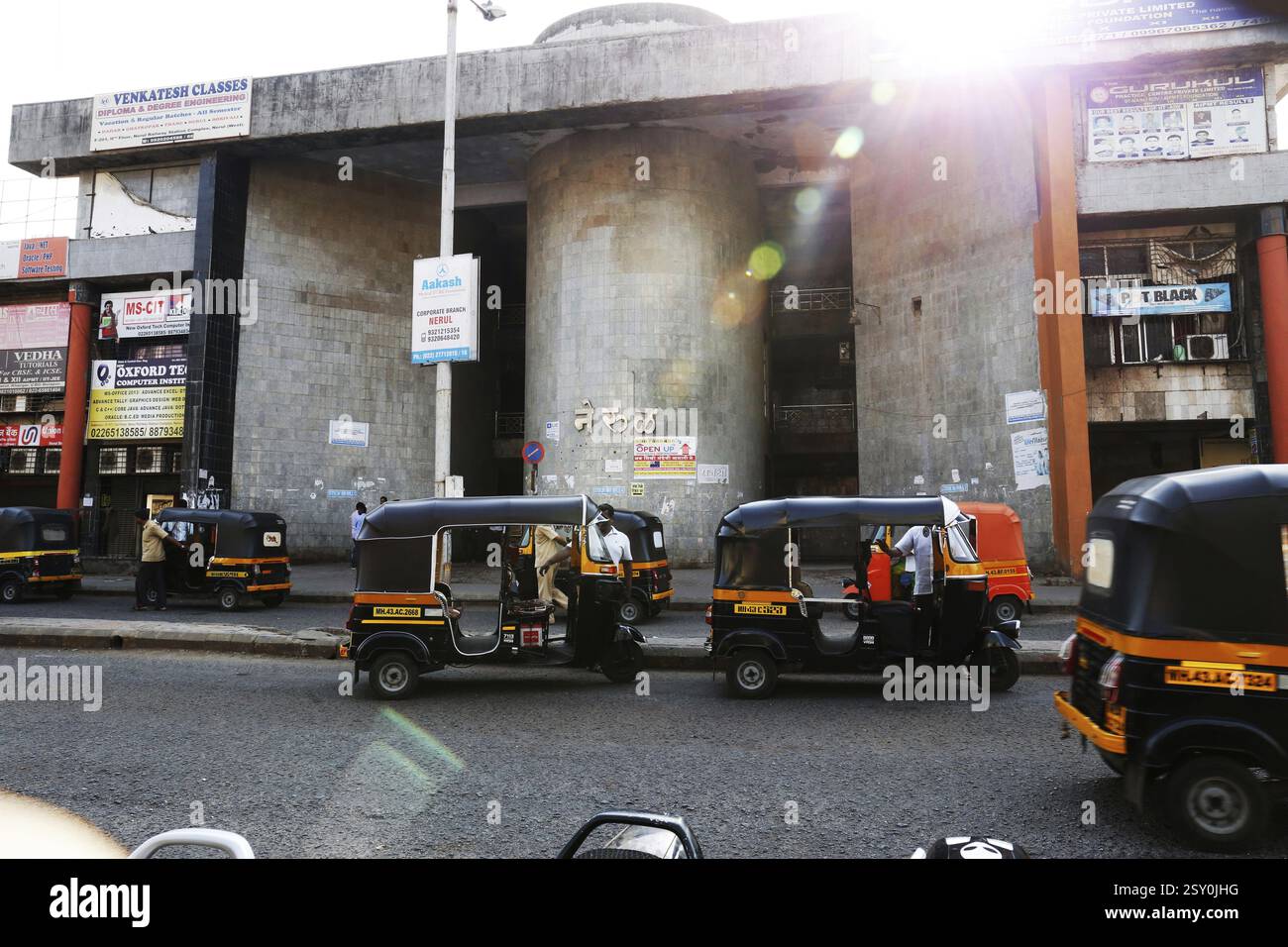 Nerul railway station, Navi Mumbai, maharashtra, India, Asia Stock ...