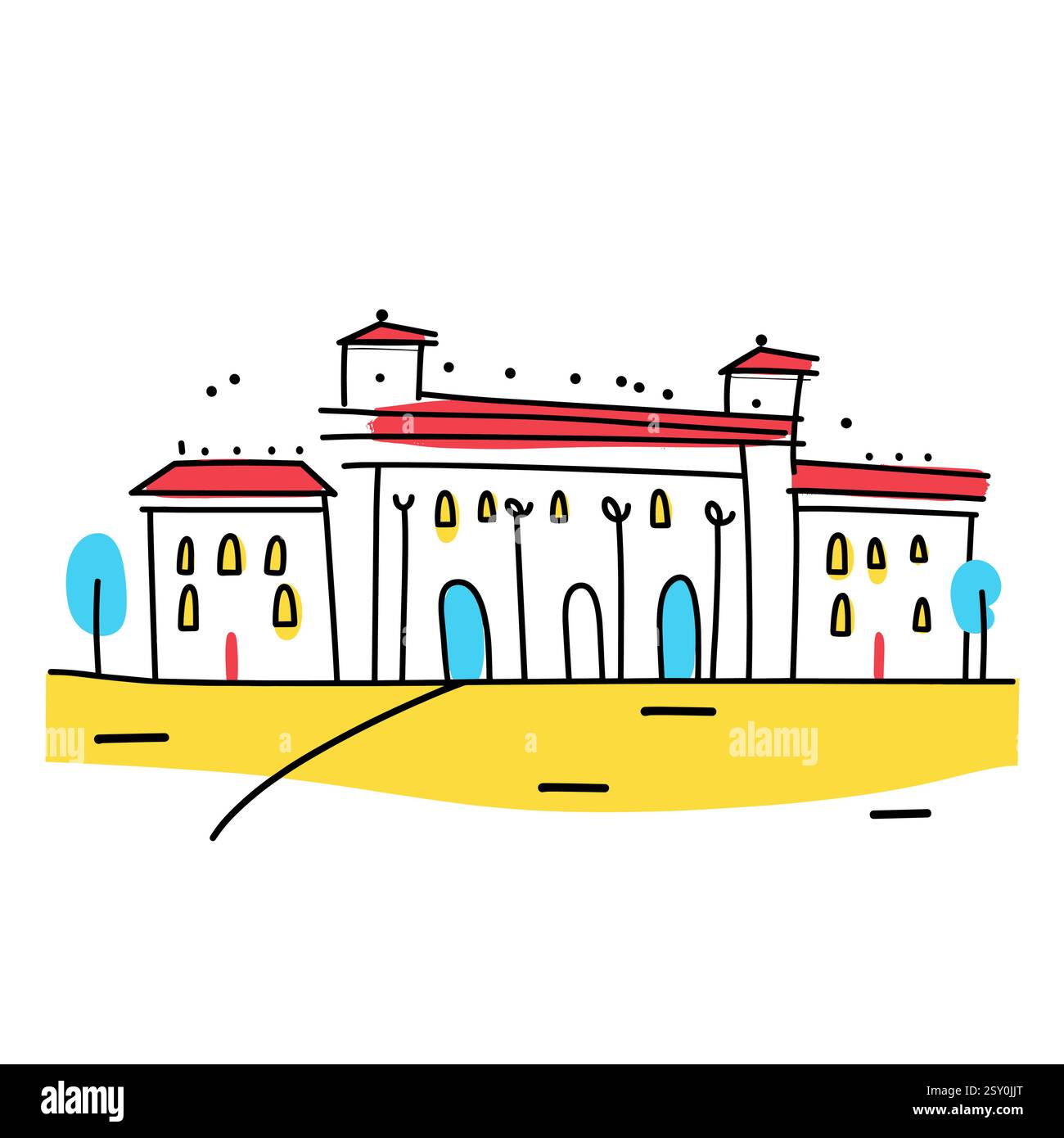 Paris to versailles Stock Vector Images - Alamy