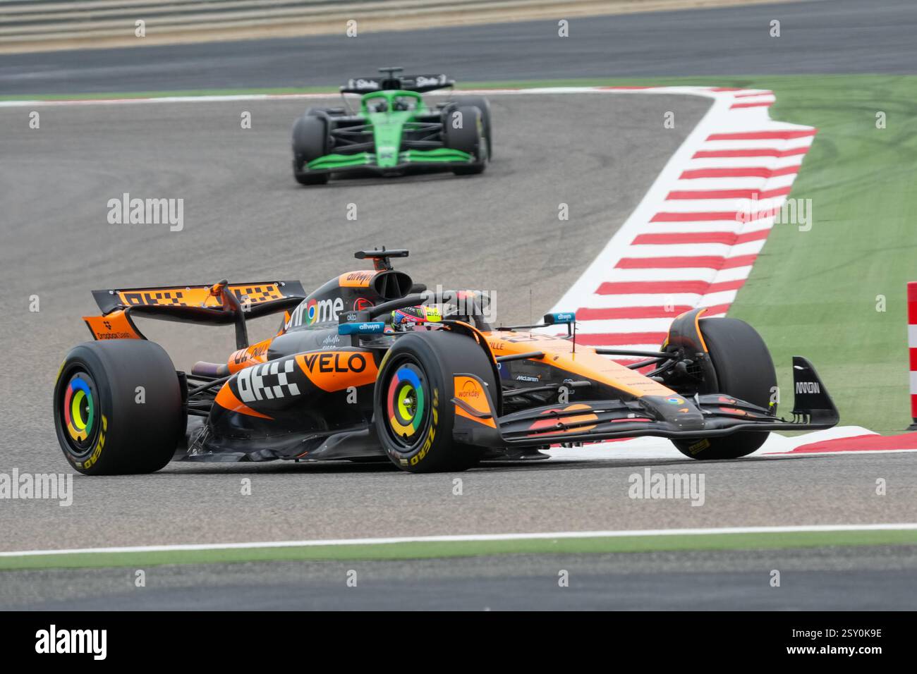 Sakhir, Bahrain. 26 Feb, 2025. Oscar Piastri, during the Formula 1 test ...