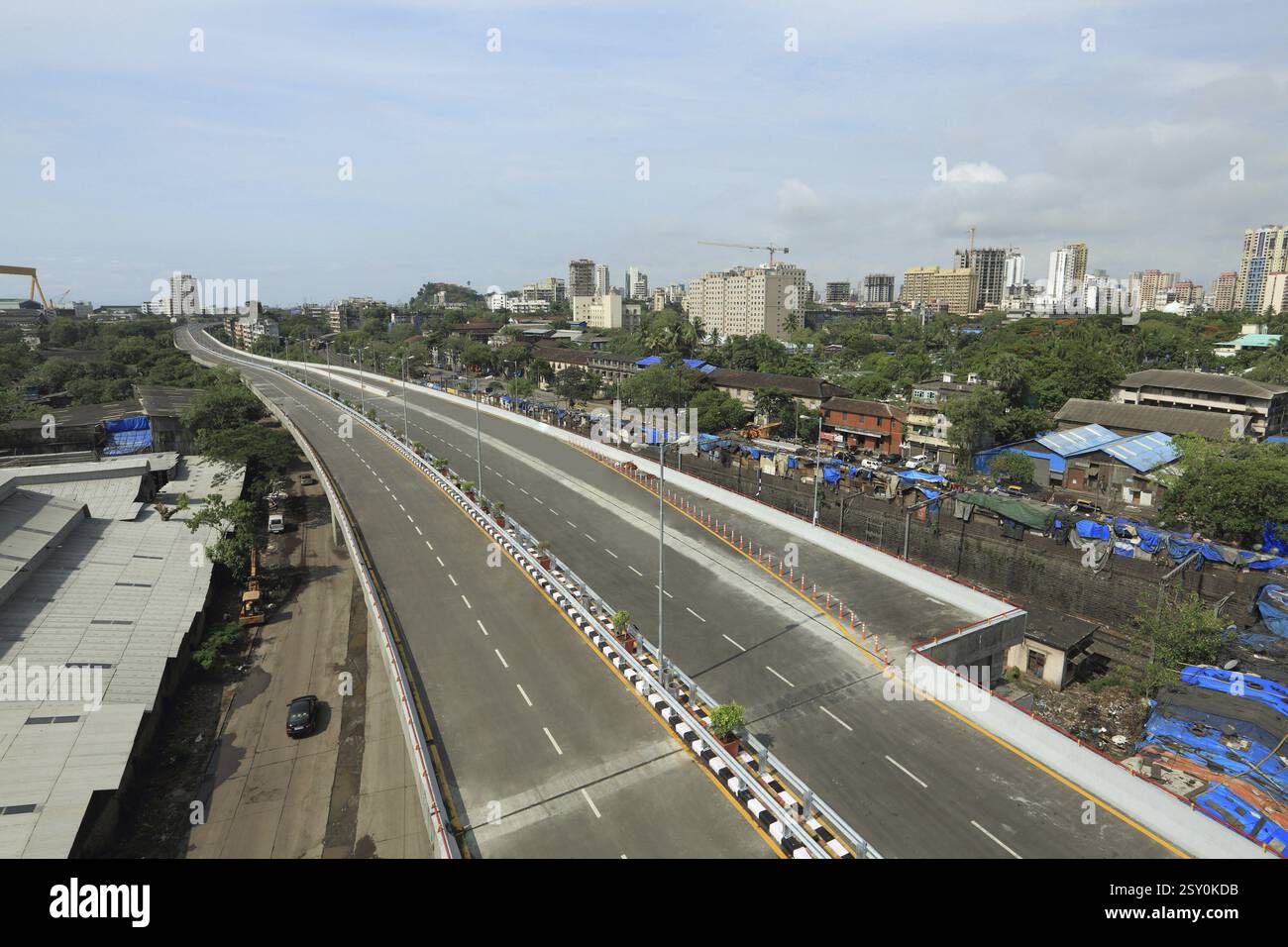 Eastern freeway flyover, mumbai, maharashtra, india, asia Stock Photo ...