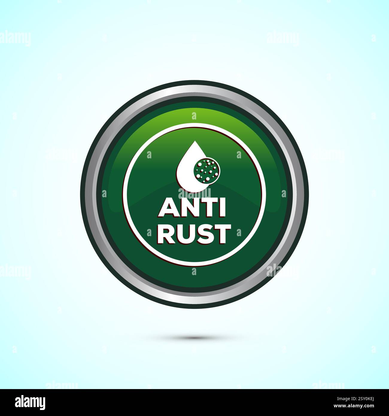 Anti rust icon design illustration. Anti oxidation sign, Rust resistant ...