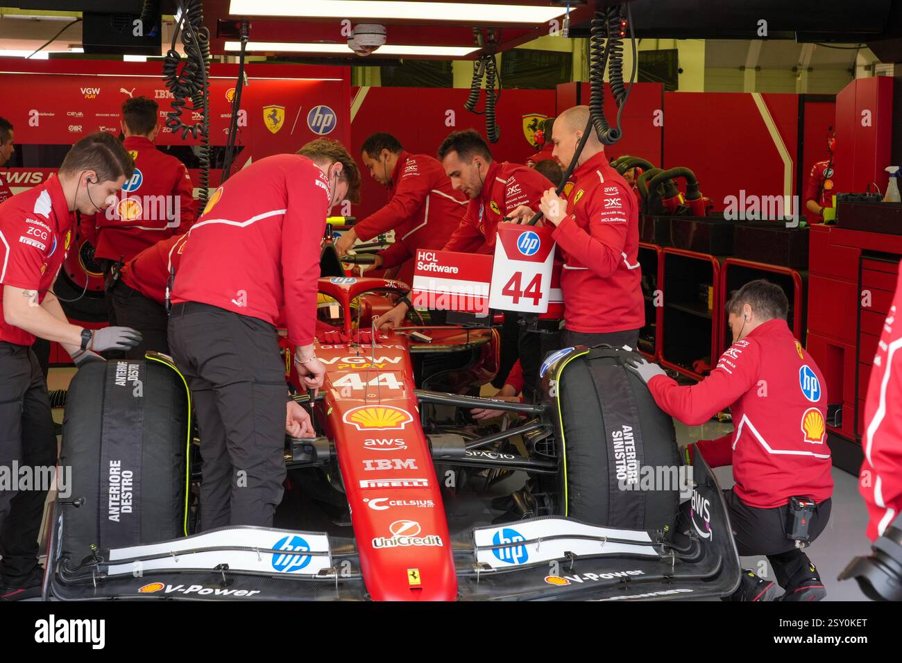 Sakhir, Bahrain. 26 Feb, 2025. Lewis Hamilton, during the Formula 1 ...