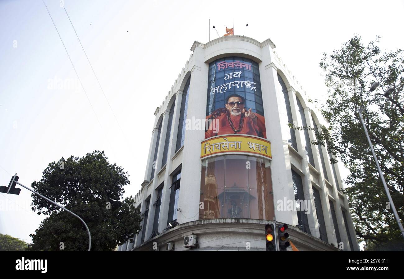 Shiv Sena Bhavan dadar mumbai maharashtra India Stock Photo - Alamy