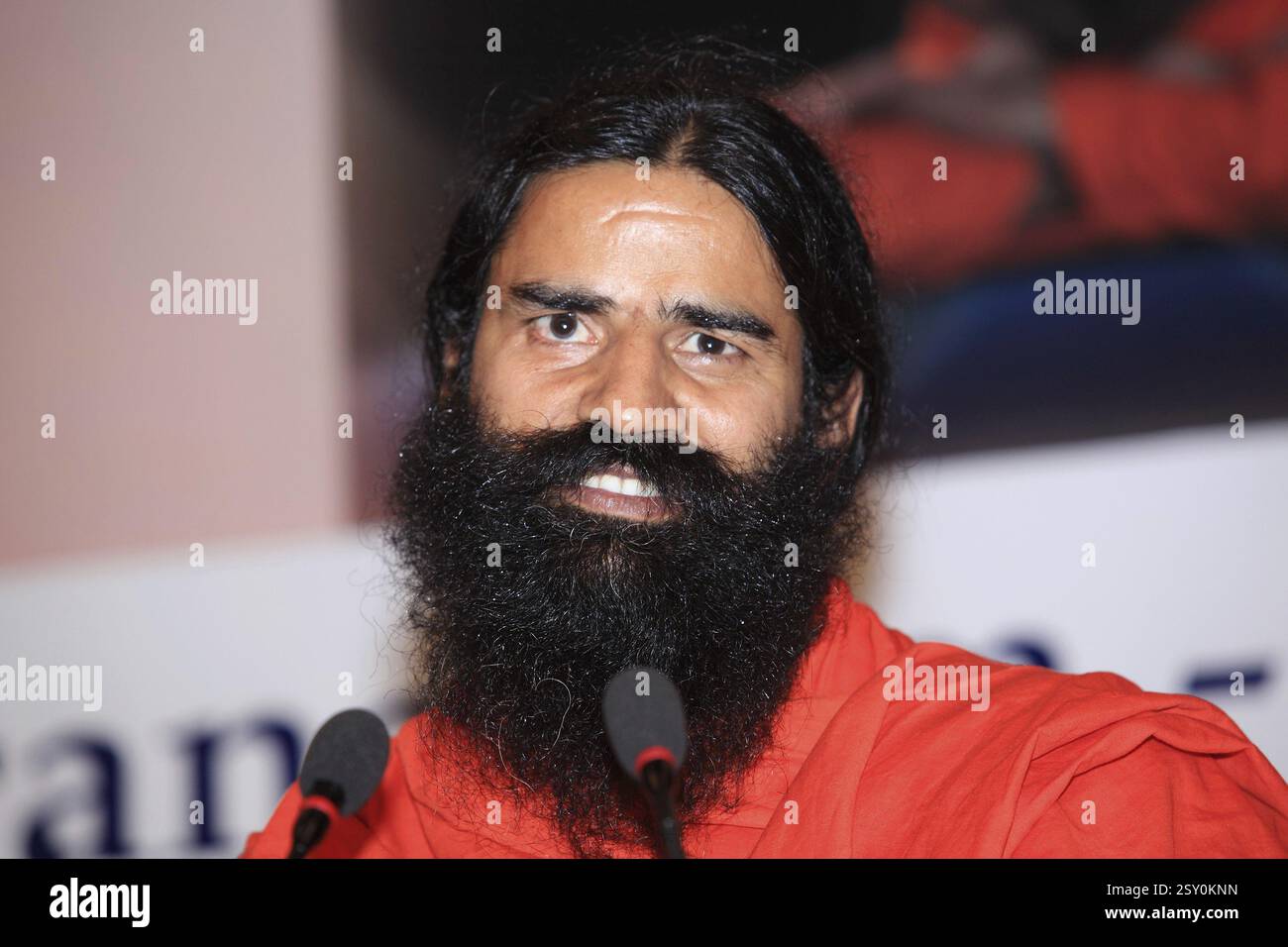 Yoga guru baba ramdev, Bombay, Mumbai, Maharashtra, India NOMR Stock ...
