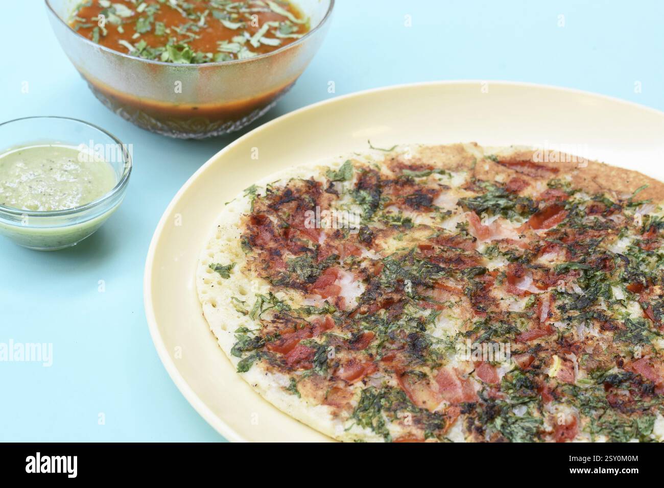 South Indian Food Uttapam Also Known As ooththappam, Rava Uttapam ...