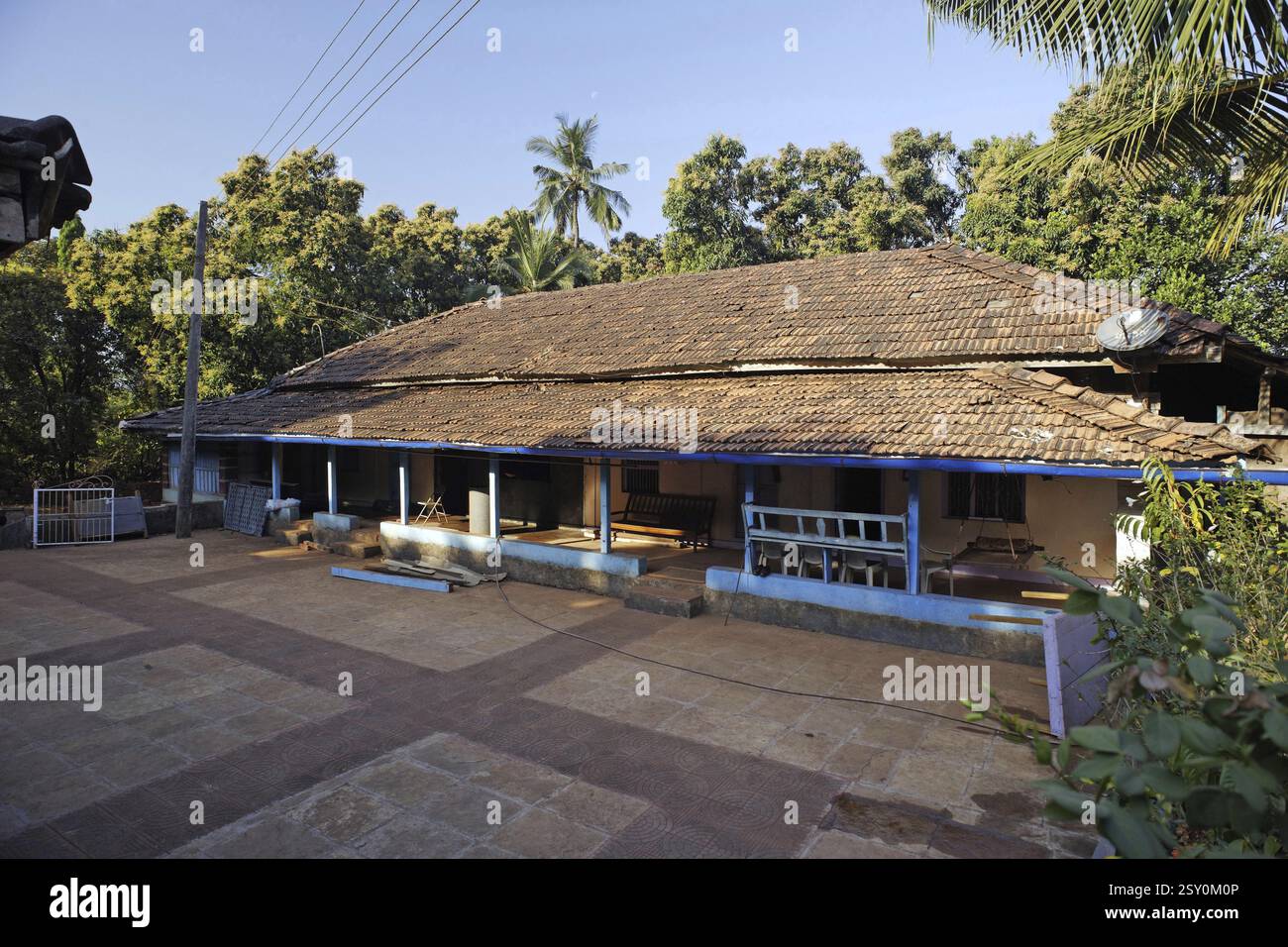 Village house, palavani, mandangad, ratnagiri, maharashtra, india, asia ...