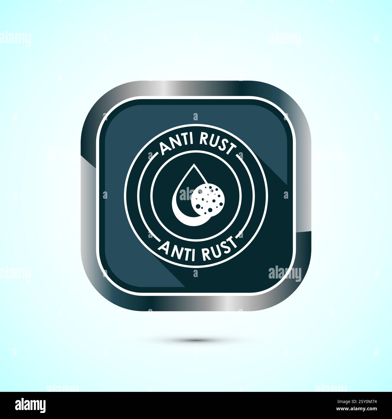 Anti rust icon design illustration. Anti oxidation sign, Rust resistant ...