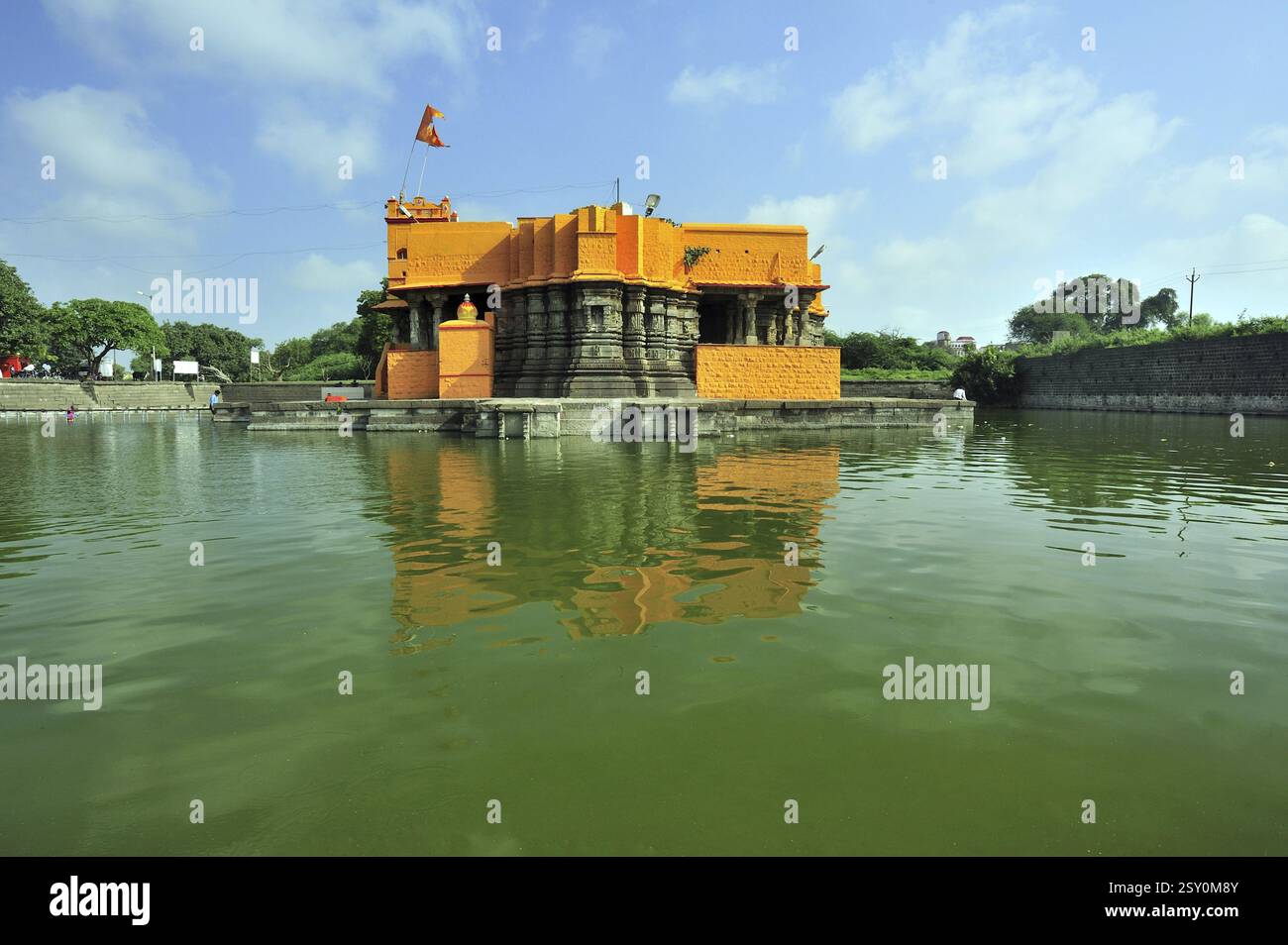 Kankaleshwar temple lake at beed maharashtra india Asia Stock Photo - Alamy