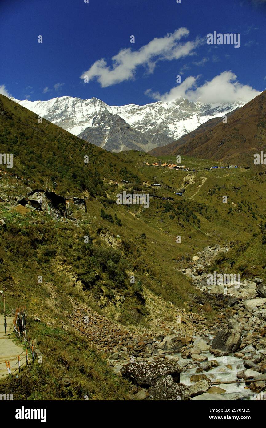 Kedarnath peak, uttaranchal, india, asia Stock Photo - Alamy