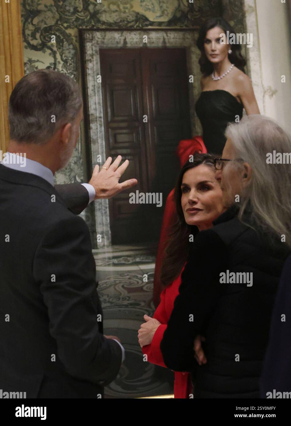 Madrid, Spain; 02.26.2025.- King Felipe VI and Queen Letizia together ...
