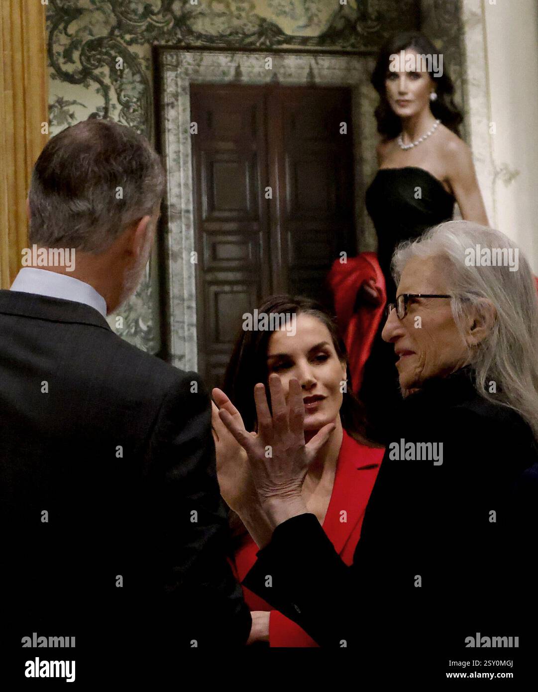 Madrid, Spain; 02.26.2025.- King Felipe VI and Queen Letizia together ...