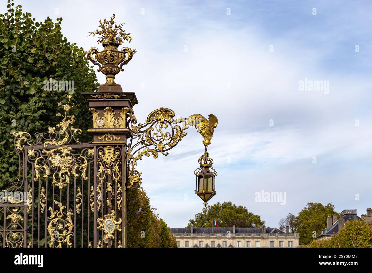 NANCY, FRANCE - NOVEMBER 1, 2023:This is a fragment of an artistic ...