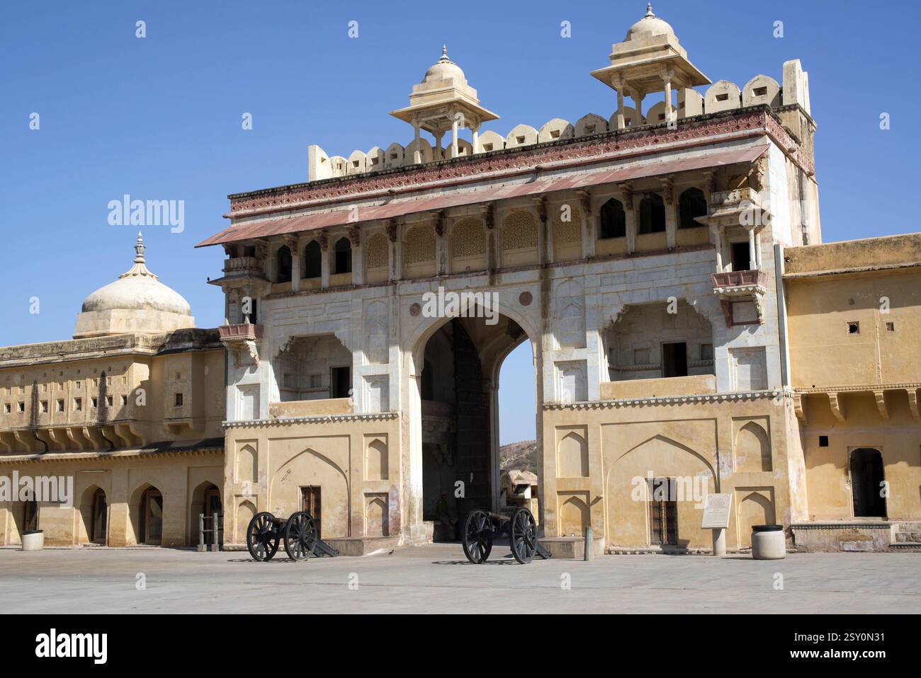 Suraj pol sun gate of amer fort, jaipur, rajasthan, india, asia Stock ...