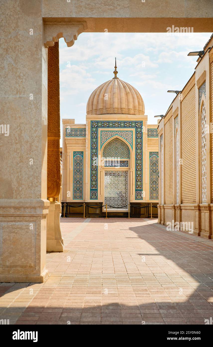 Exterior of Hazrat Khizr or Hazret Hyzr Mosque in the Samarkand city ...