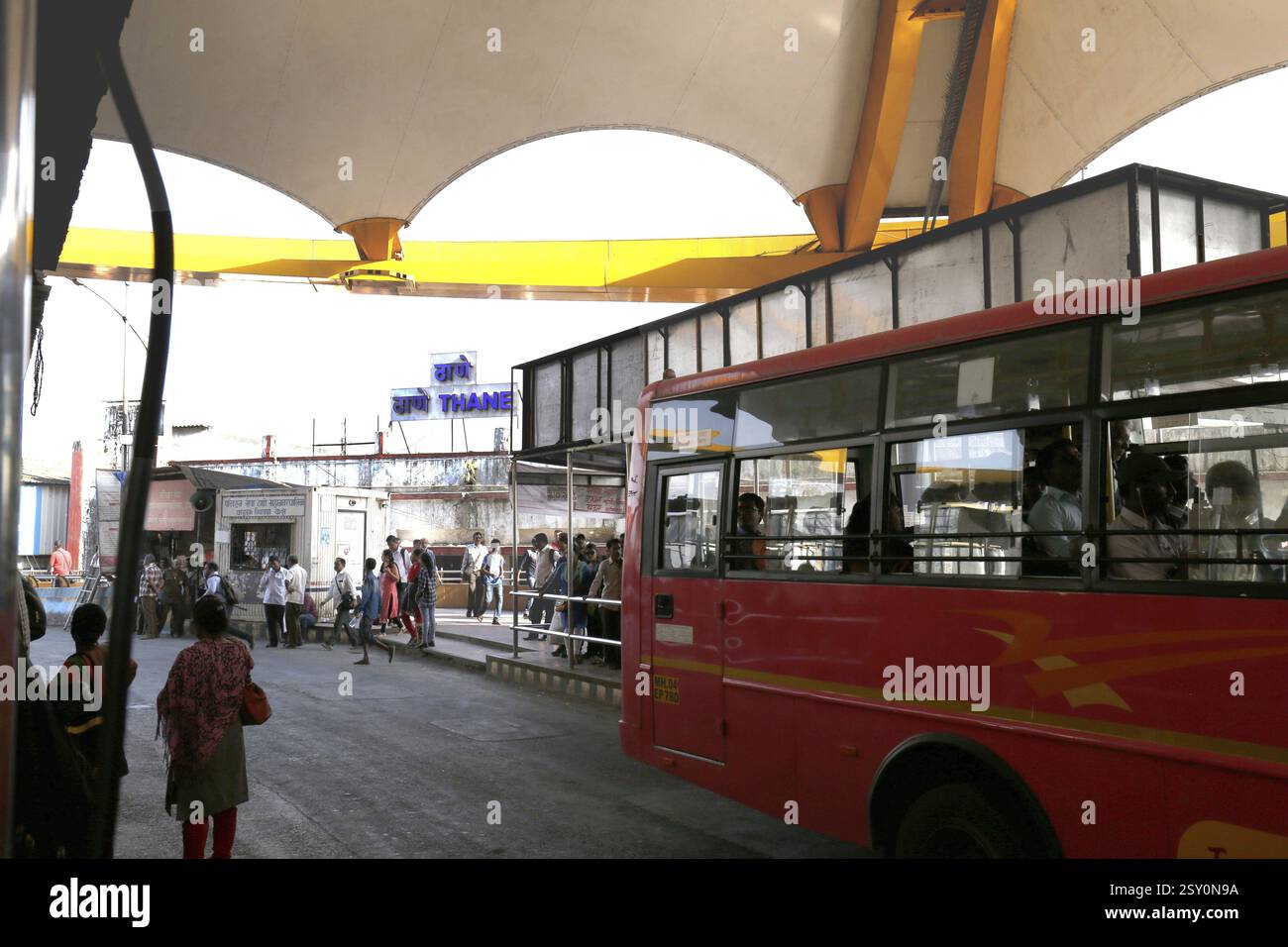 Thane railway station, mumbai, maharashtra, India, Asia Stock Photo - Alamy
