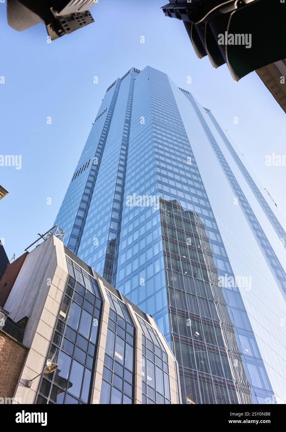 22 Bishopsgate among the skyscraper modern office buildings in the City ...